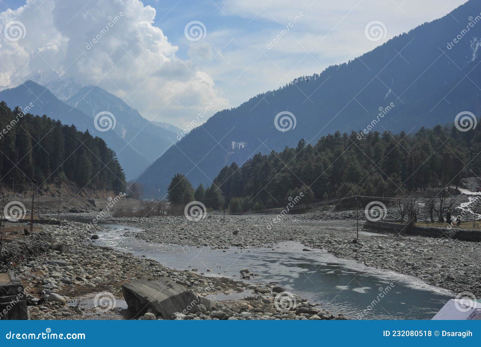 Lidder River, Pahalgam, Jammu And Kashmir, India Royalty-Free Stock ...