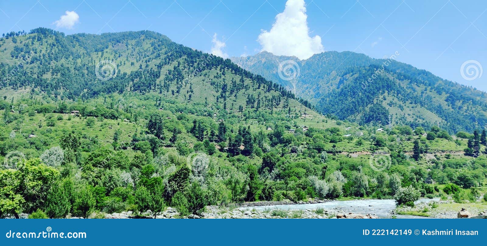 Lidder Valley Pahalgam & X28; Kashmir & X29; Stock Image - Image of ...