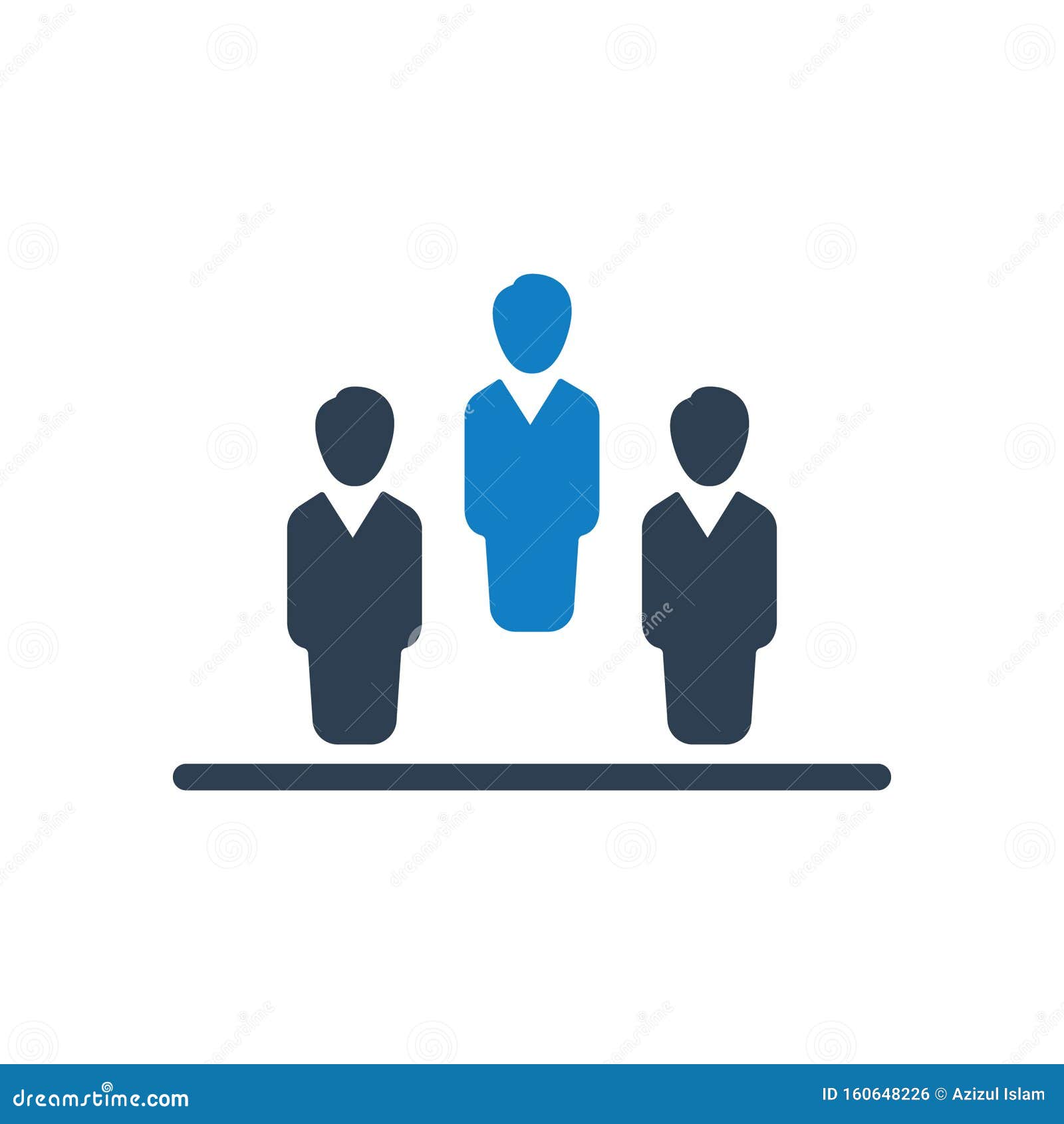 Liderazgo Comercial, Multitud, Icono De Equipo Ilustración del Vector ...