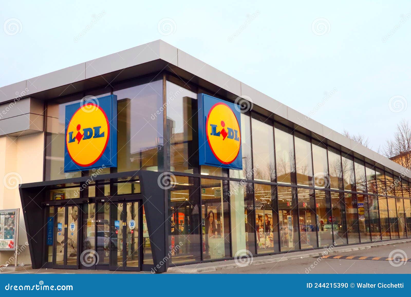 LIDL Supermarket. Lidl is a German Supermarket Chain Editorial Image ...