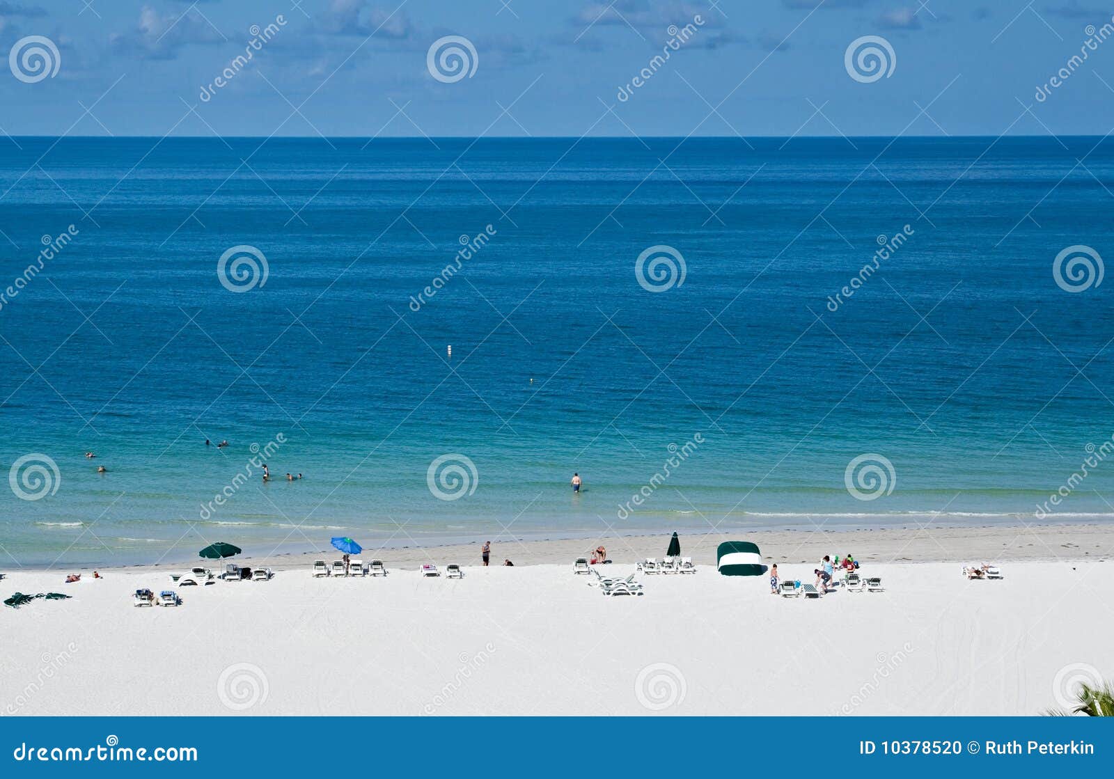 Lido Beach, Sarasota, Florida Stock Photo - Image of swimming, sarasota ...