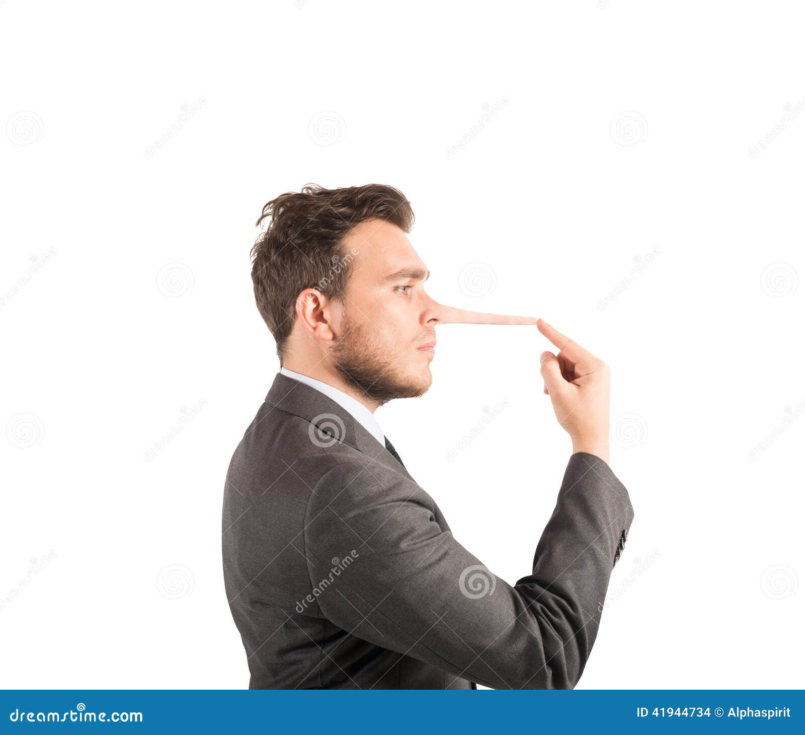 Lie stock photo. Image of call, liar, businessman, false - 41944734