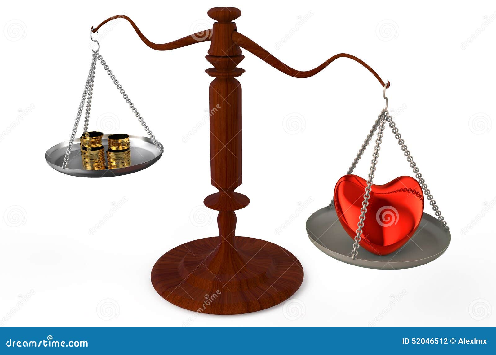 Lieben Sie Mehr Als Geld Stock Abbildung Illustration Von Neigung 52046512