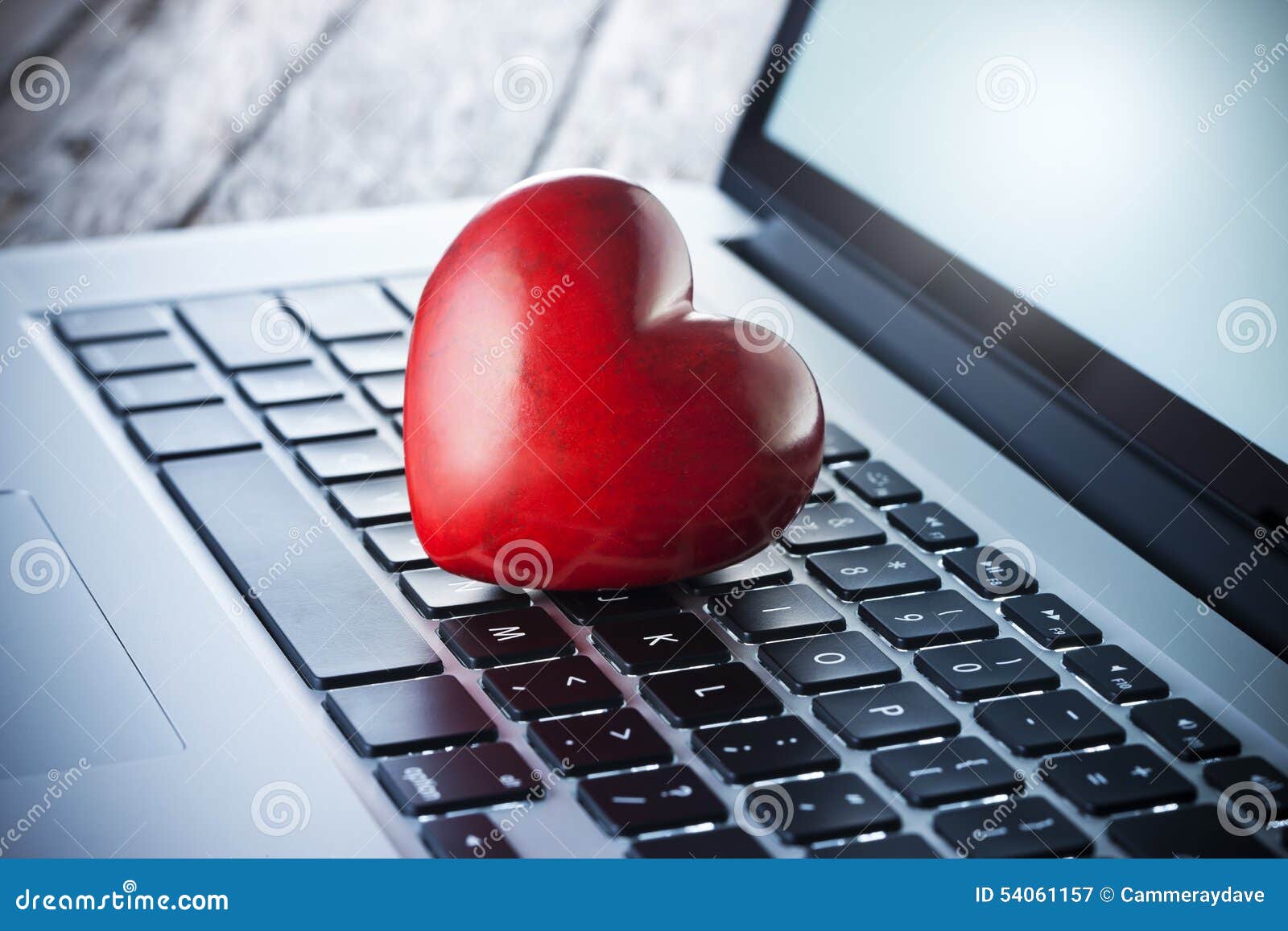 Liebes-Herz-Computer-on-line-Datierung Stockbild - Bild von für, liebe ...