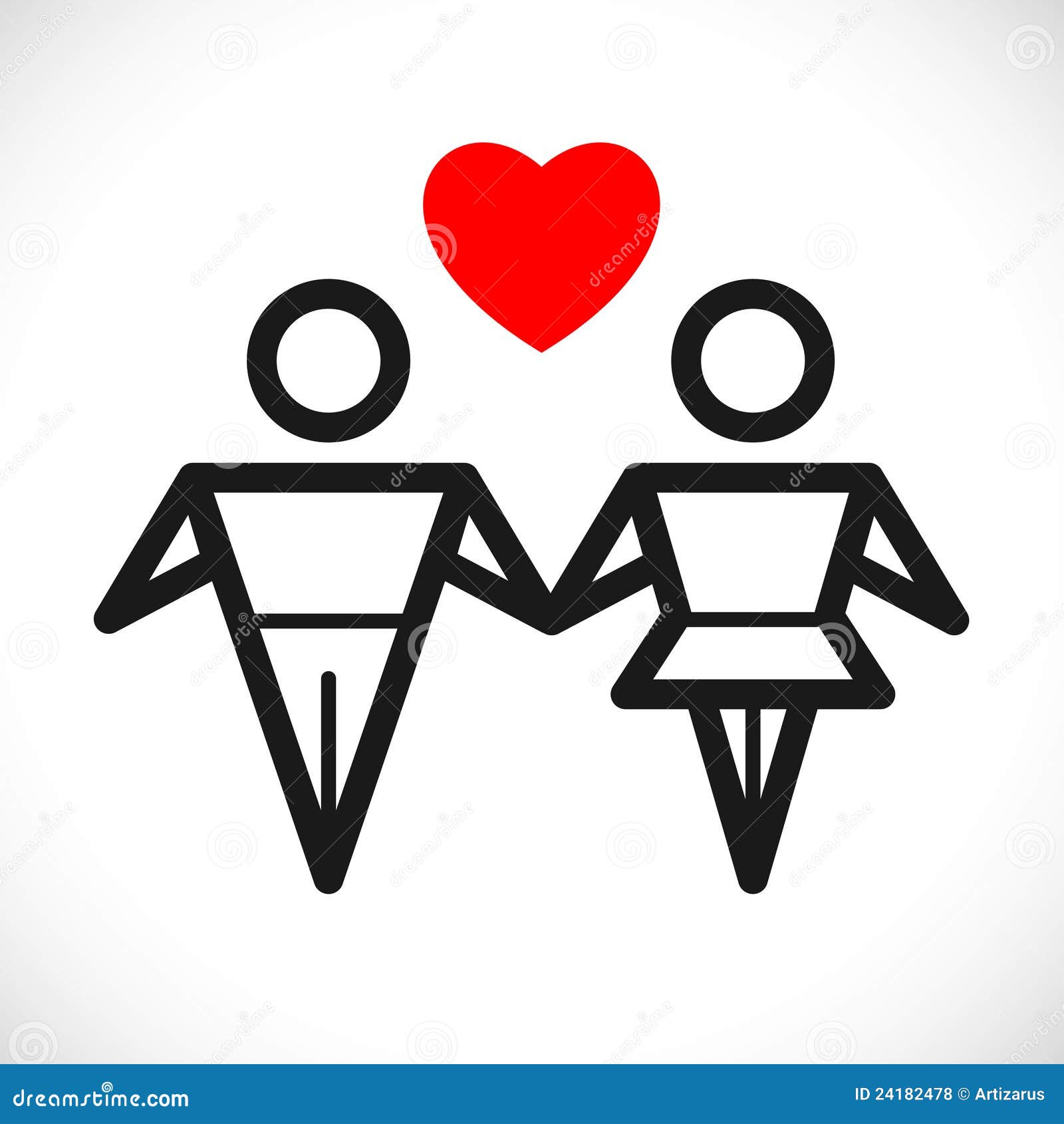 Liebeszeichen vektor abbildung. Illustration von romantisch - 24182478