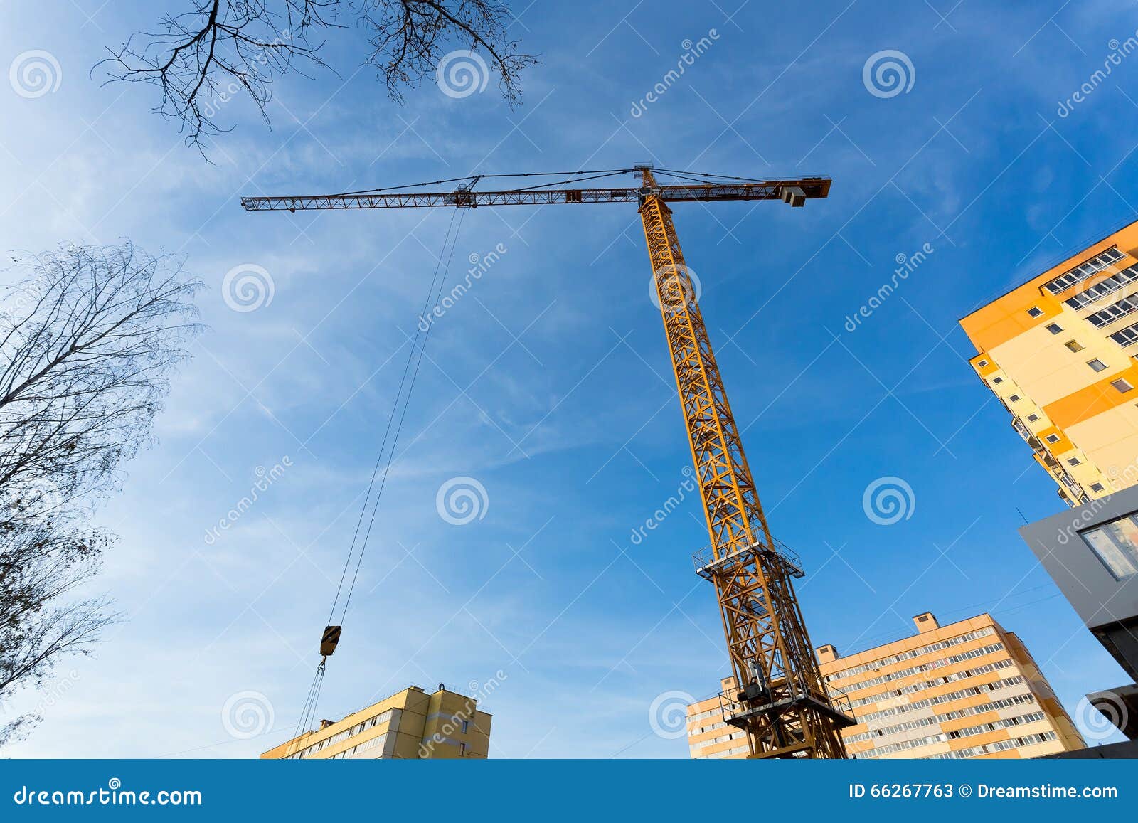 Liebherr Tower Crane Stock Image | CartoonDealer.com #66267775