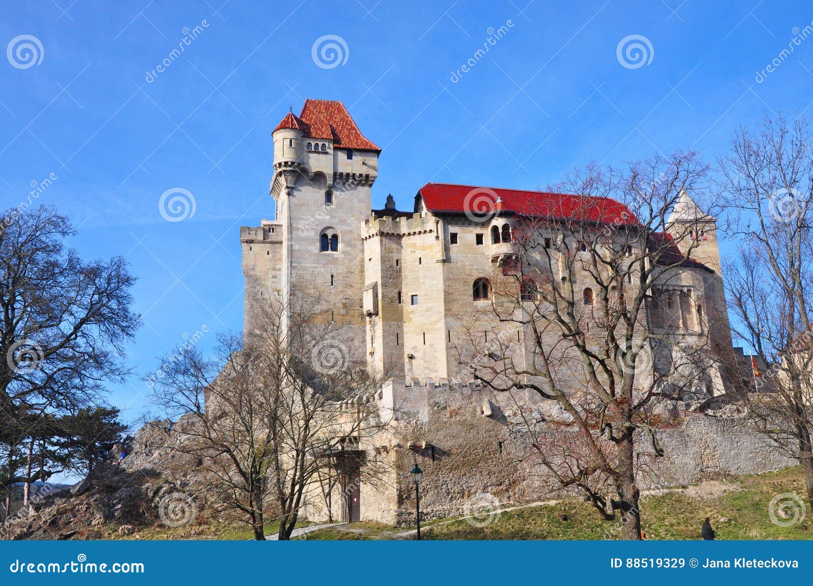 Liechtenstein castle stock image. Image of kingdom, fort - 88519329