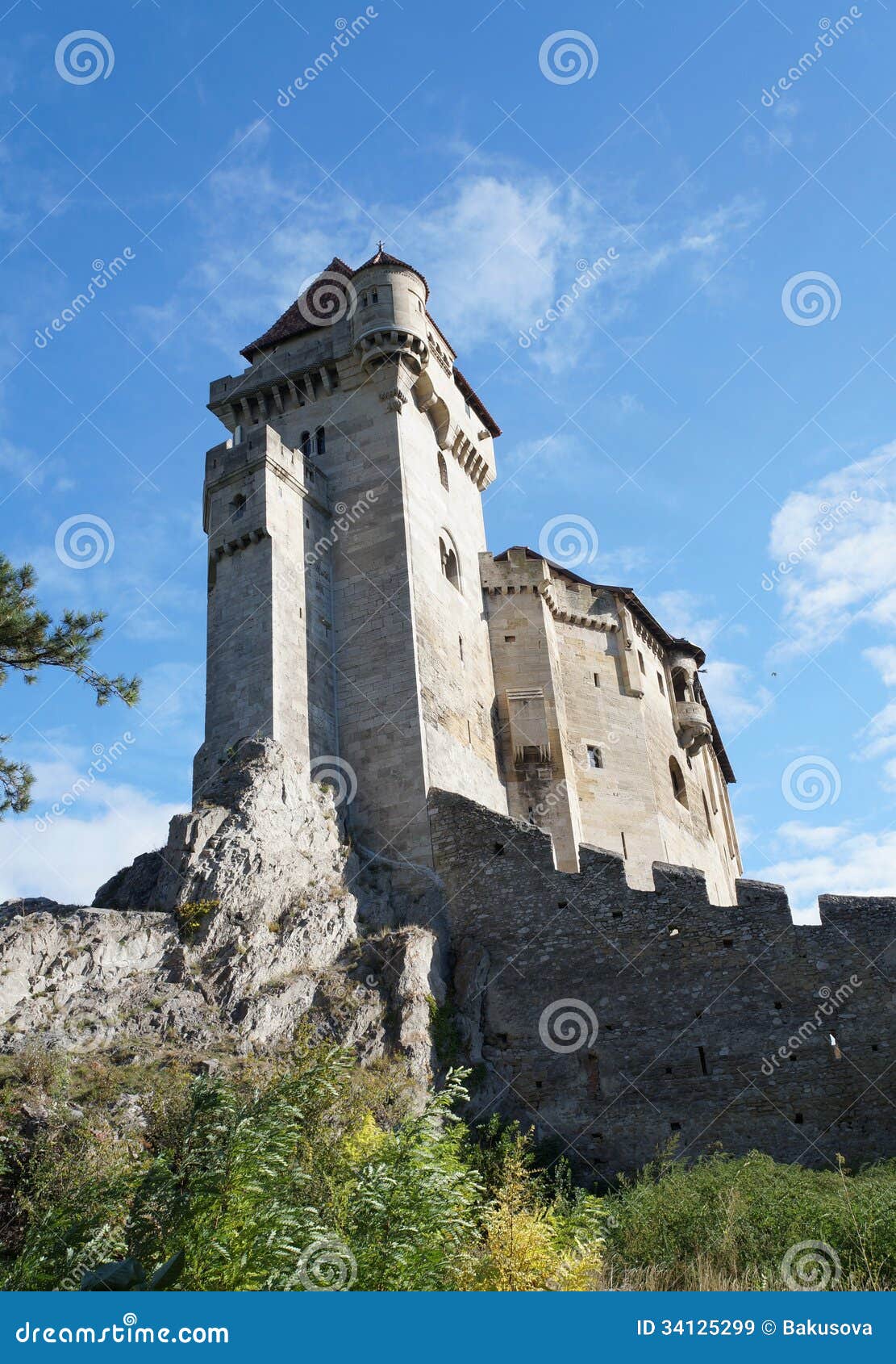 Liechtenstein Castle, Vienna, Austria Stock Image - Image of ancient ...