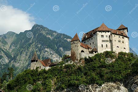 Liechtenstein - Gutenberg Castle Stock Image - Image of europe ...