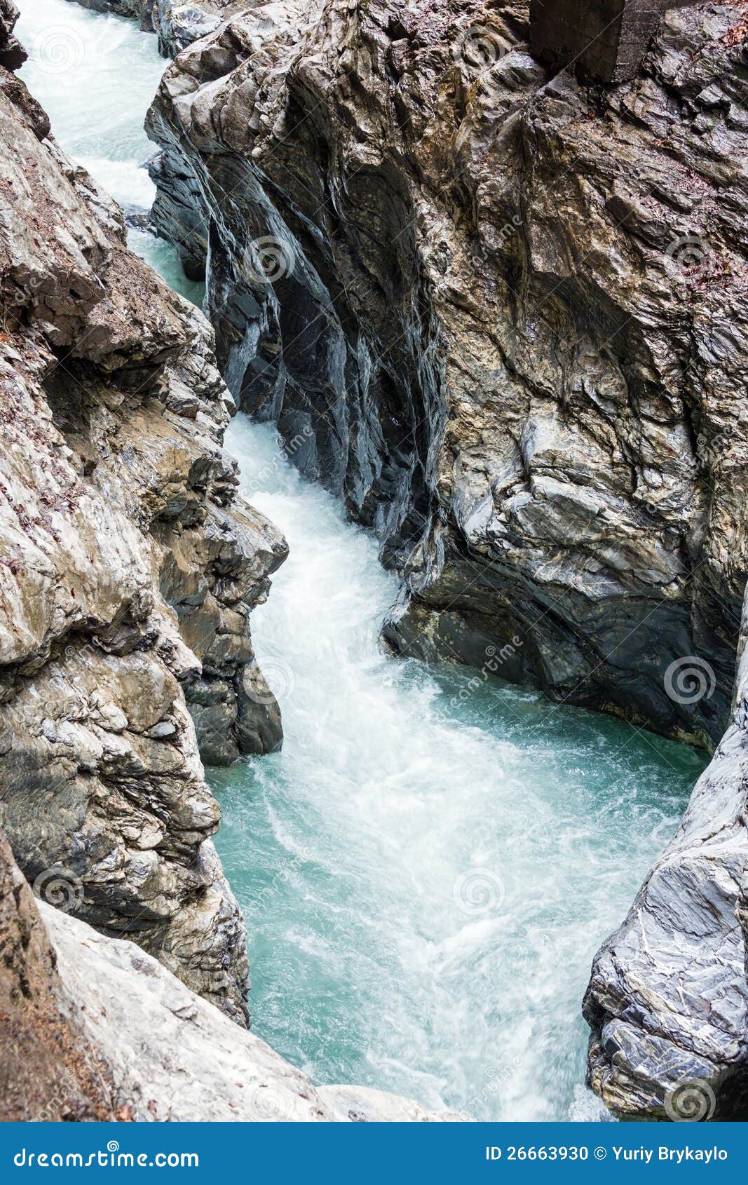 Liechtensteinklamm Gorge (Austria) Stock Photo - Image of flowing ...