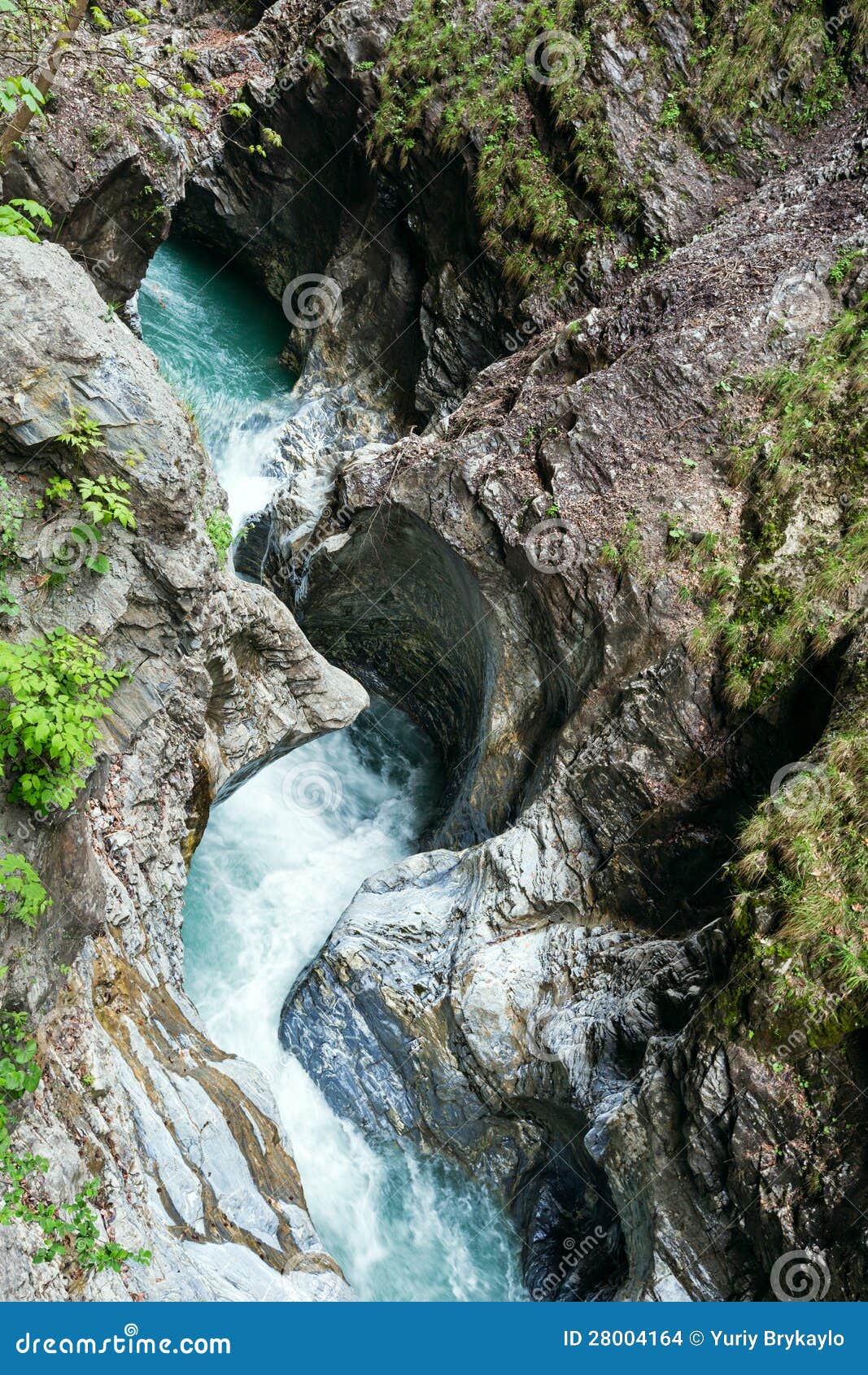Liechtensteinklamm Gorge (Austria) Stock Photo - Image of motion ...