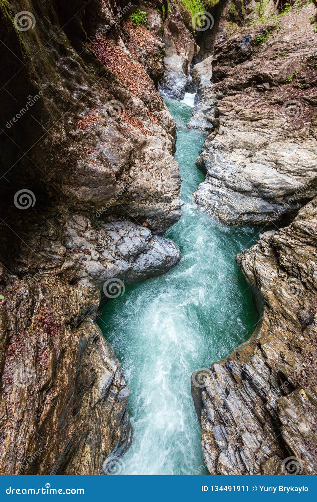 Liechtensteinklamm Gorge Austria Stock Image - Image of clean, europe ...