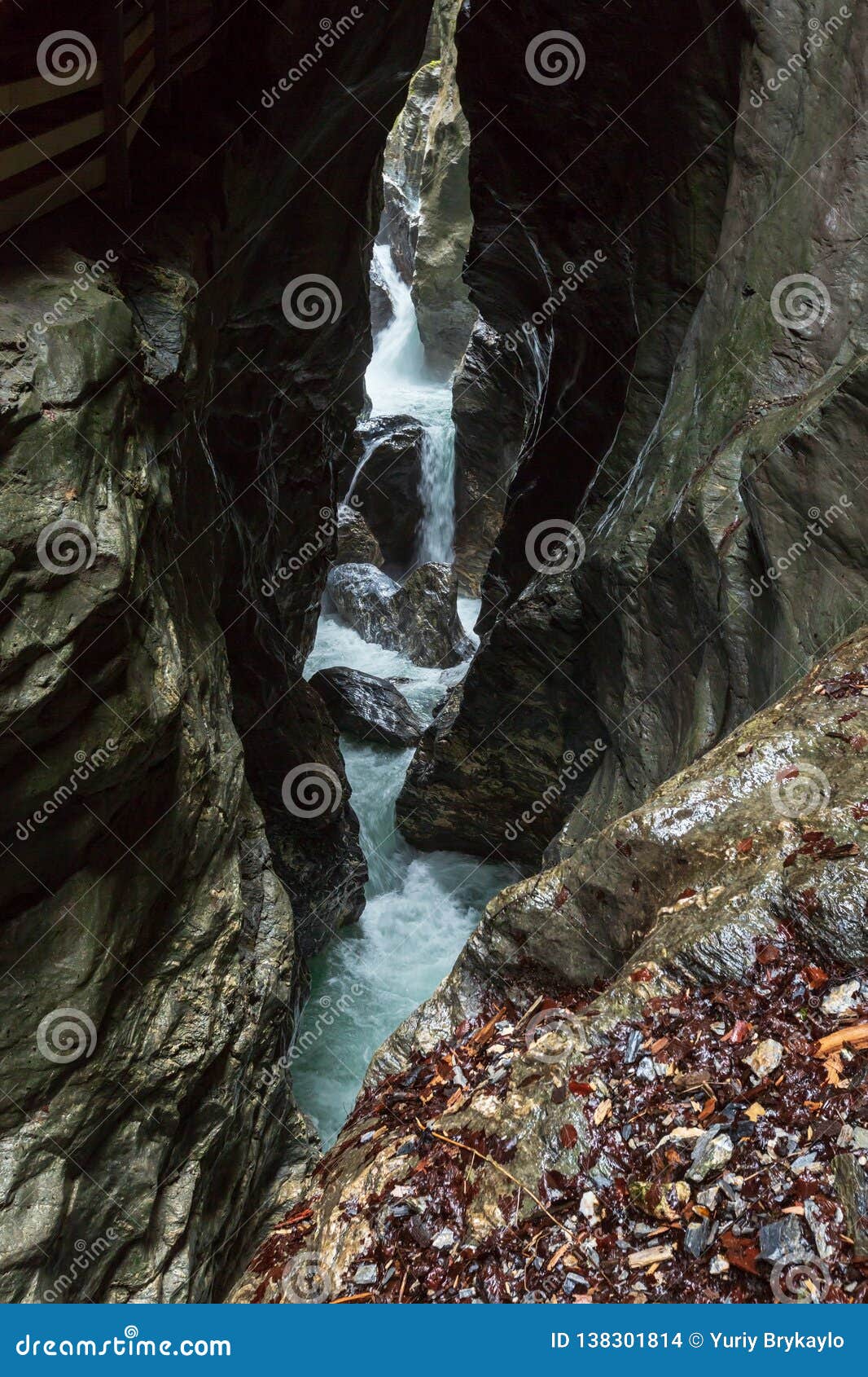 Liechtensteinklamm Gorge Austria Stock Photo - Image of flowing ...