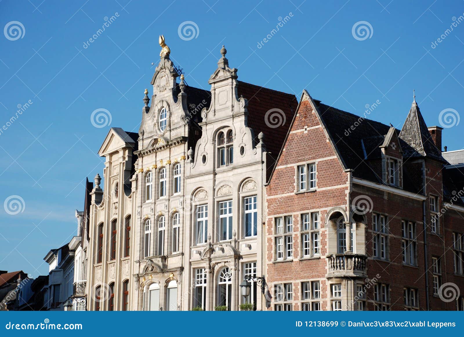 Lier stock image. Image of house, antwerp, mansion, town - 12138699