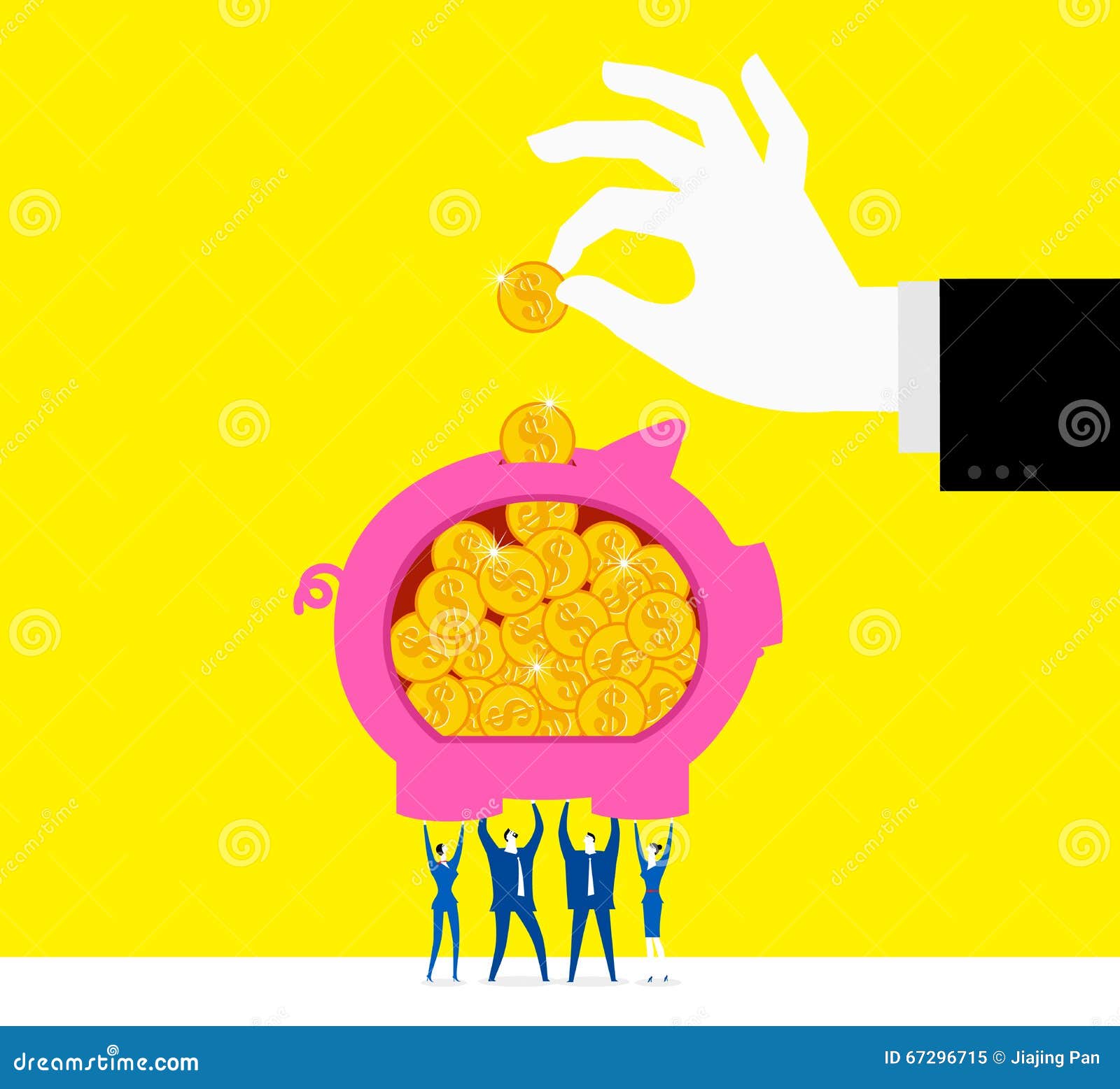 Lier illustration stock. Illustration du cooperation - 67296715