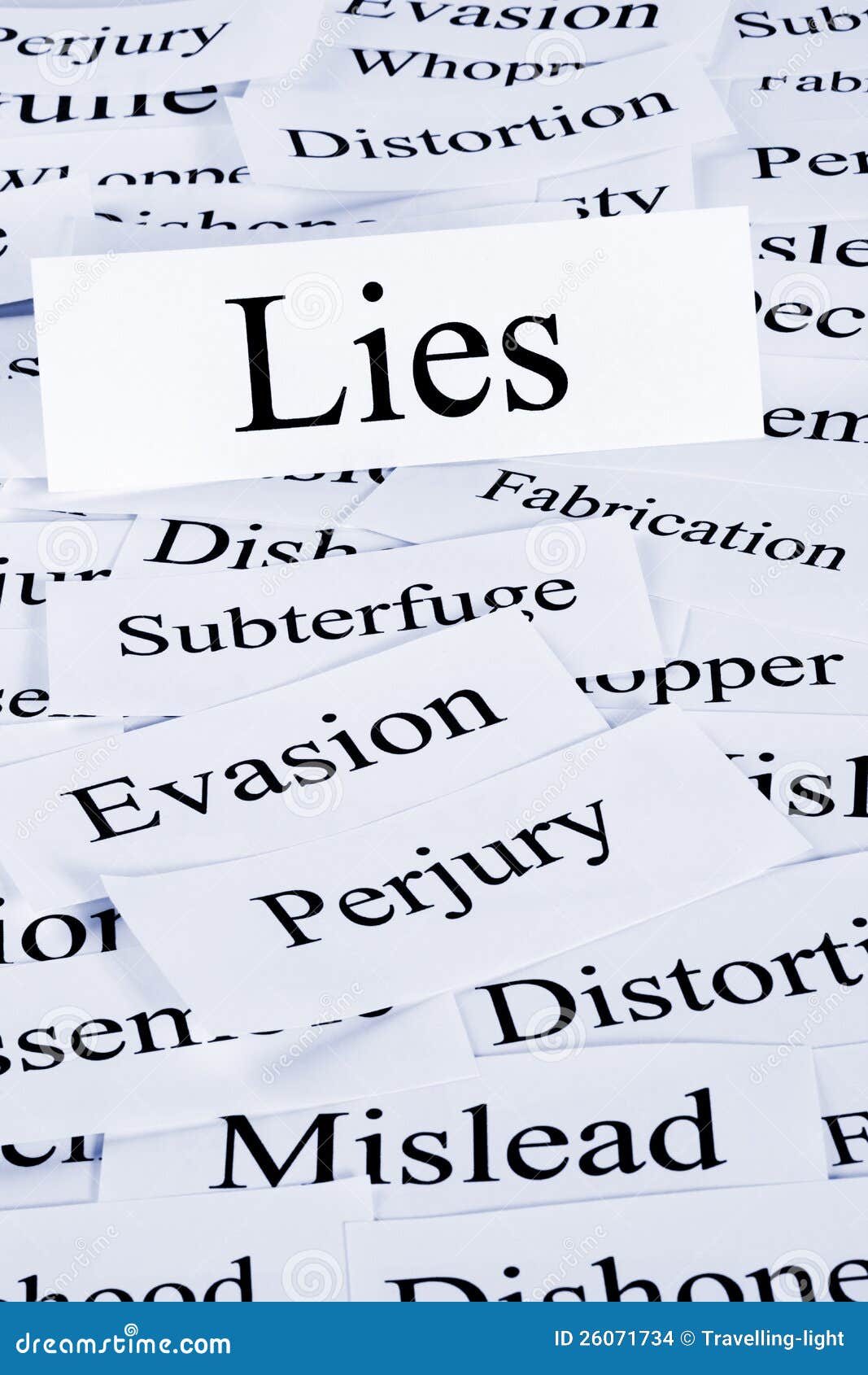 Lies Concept stock photo. Image of telling, concept, evasion - 26071734