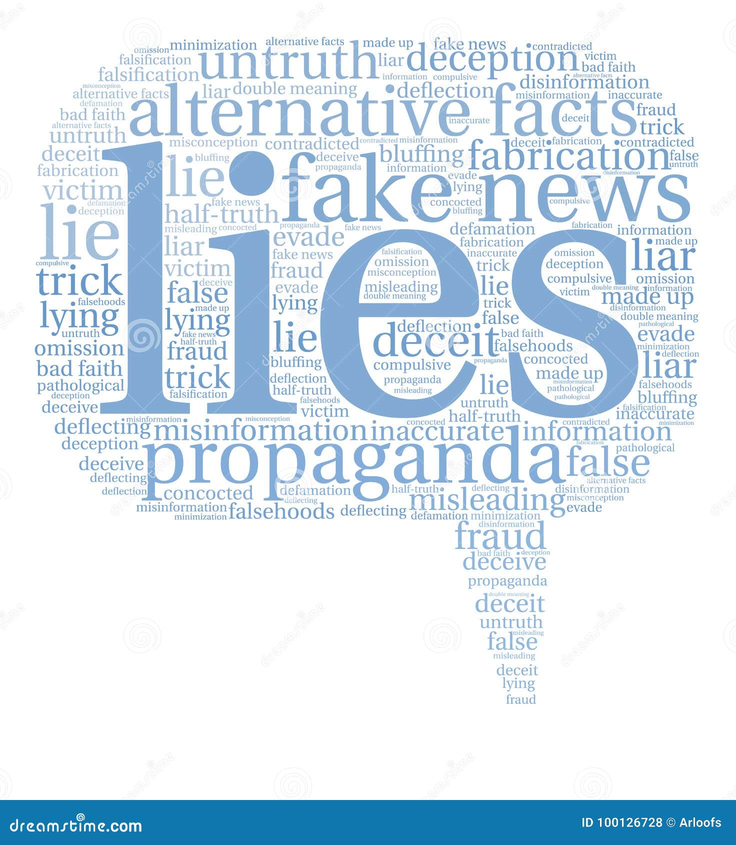 Lies Word Cloud stock vector. Illustration of minimization - 100126728