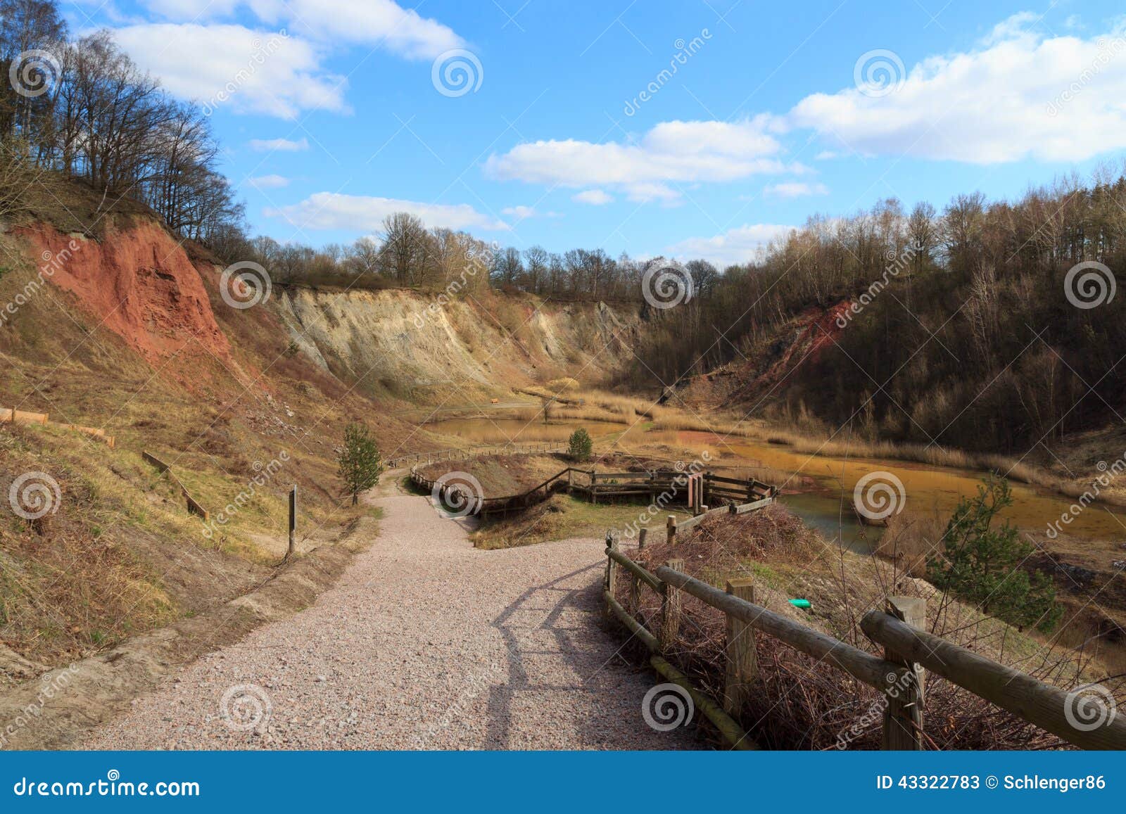 Lieth s Lime Pit stock image. Image of rock, salt, elmshorn - 43322783