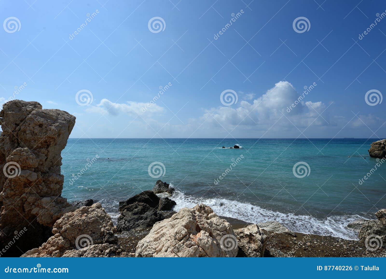 Lieu De Naissance De L'Aphrodite De Déesse, Chypre Photo stock - Image ...