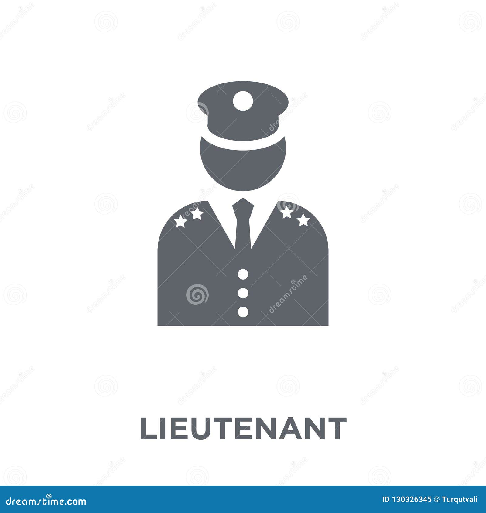 Lieutenant Icon. Trendy Lieutenant Logo Concept On White Background ...