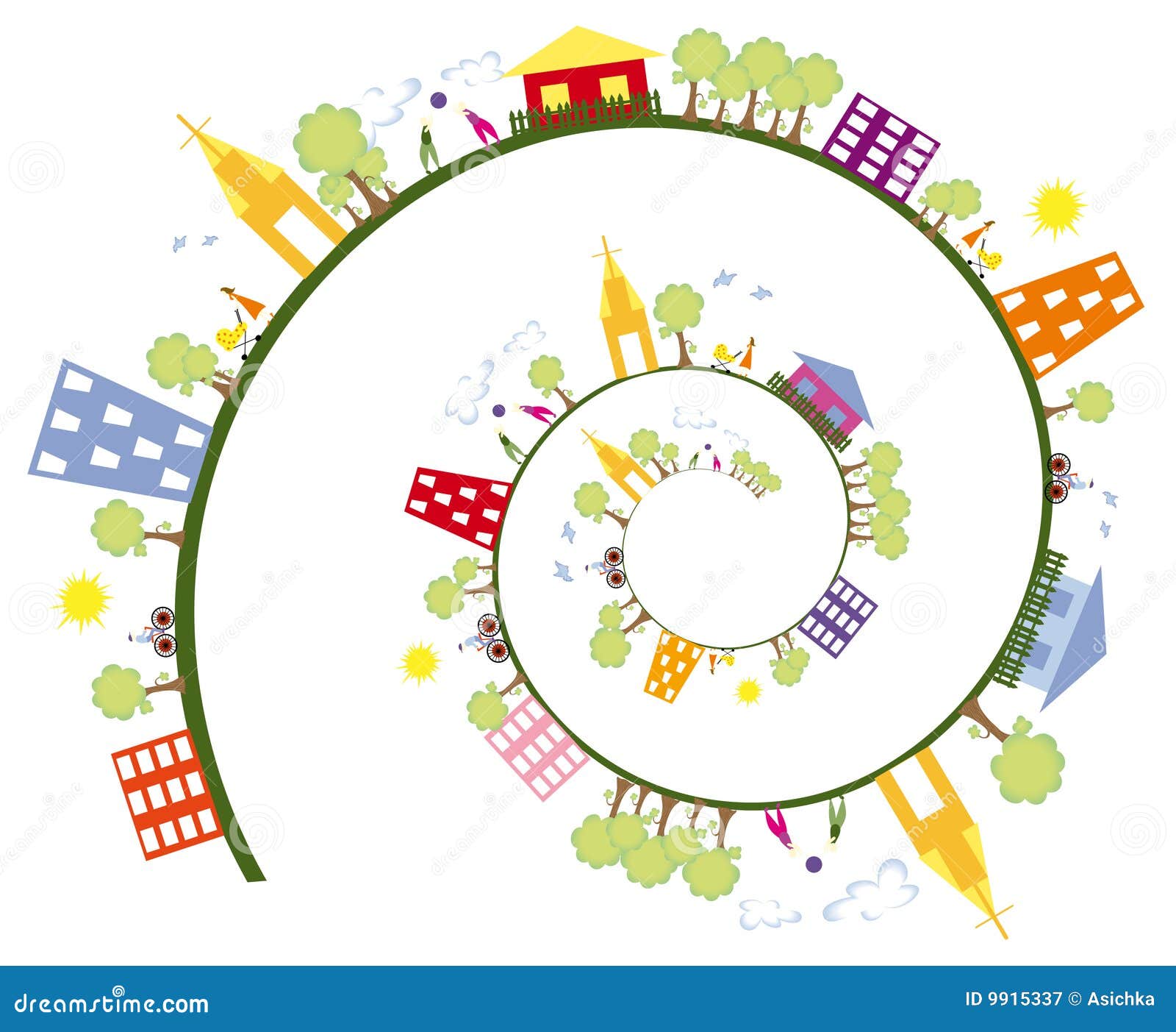 Life stock illustration. Illustration of people, silhouette - 9915337