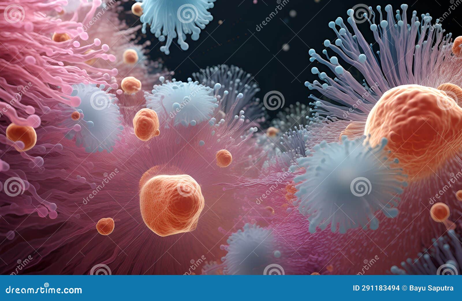 Life Bacteria Cells Microorganisms Microscopic Quantum World, Ai ...