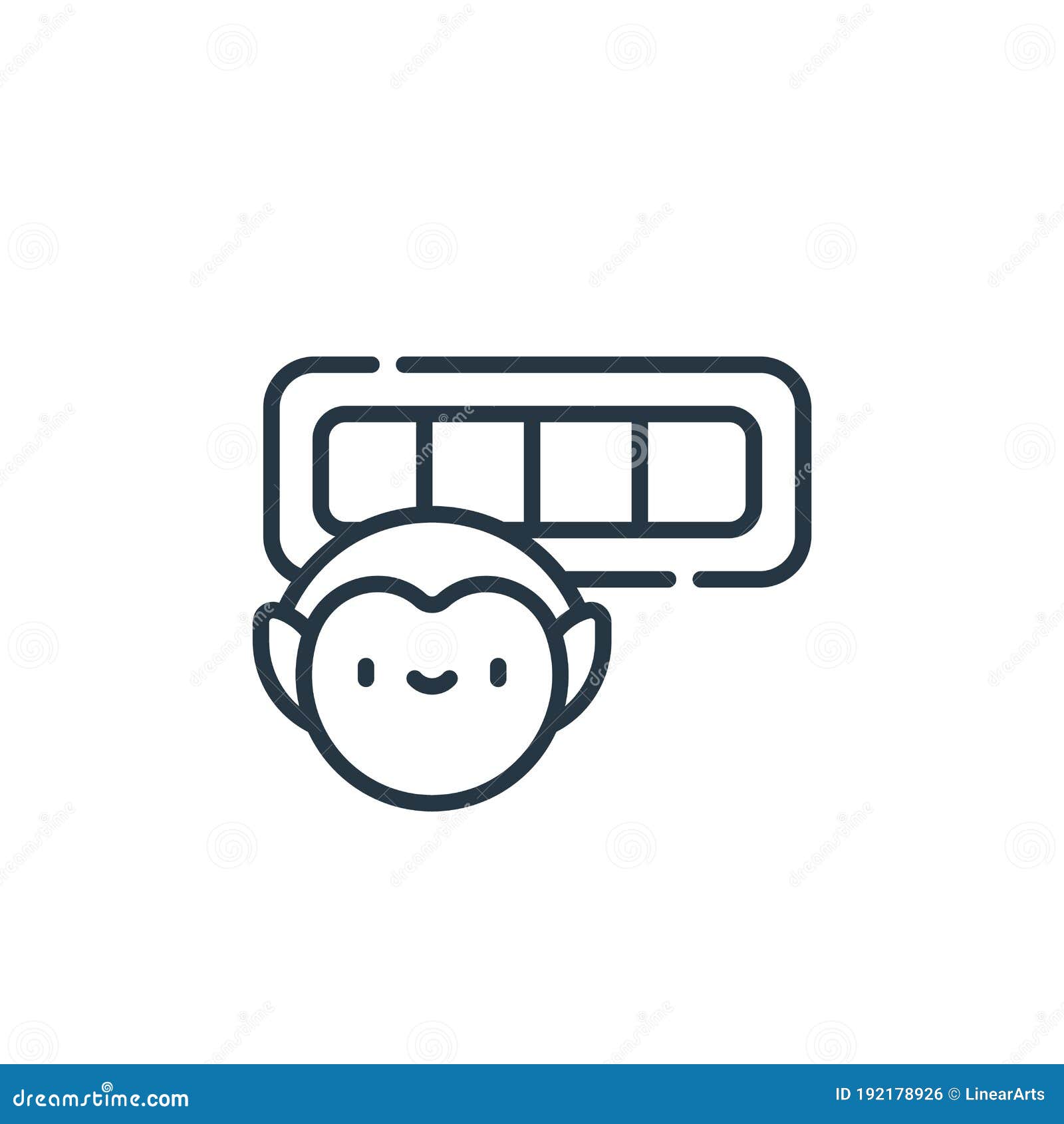 Life Bar Icon Vector from Videogame Elements Concept. Thin Line ...