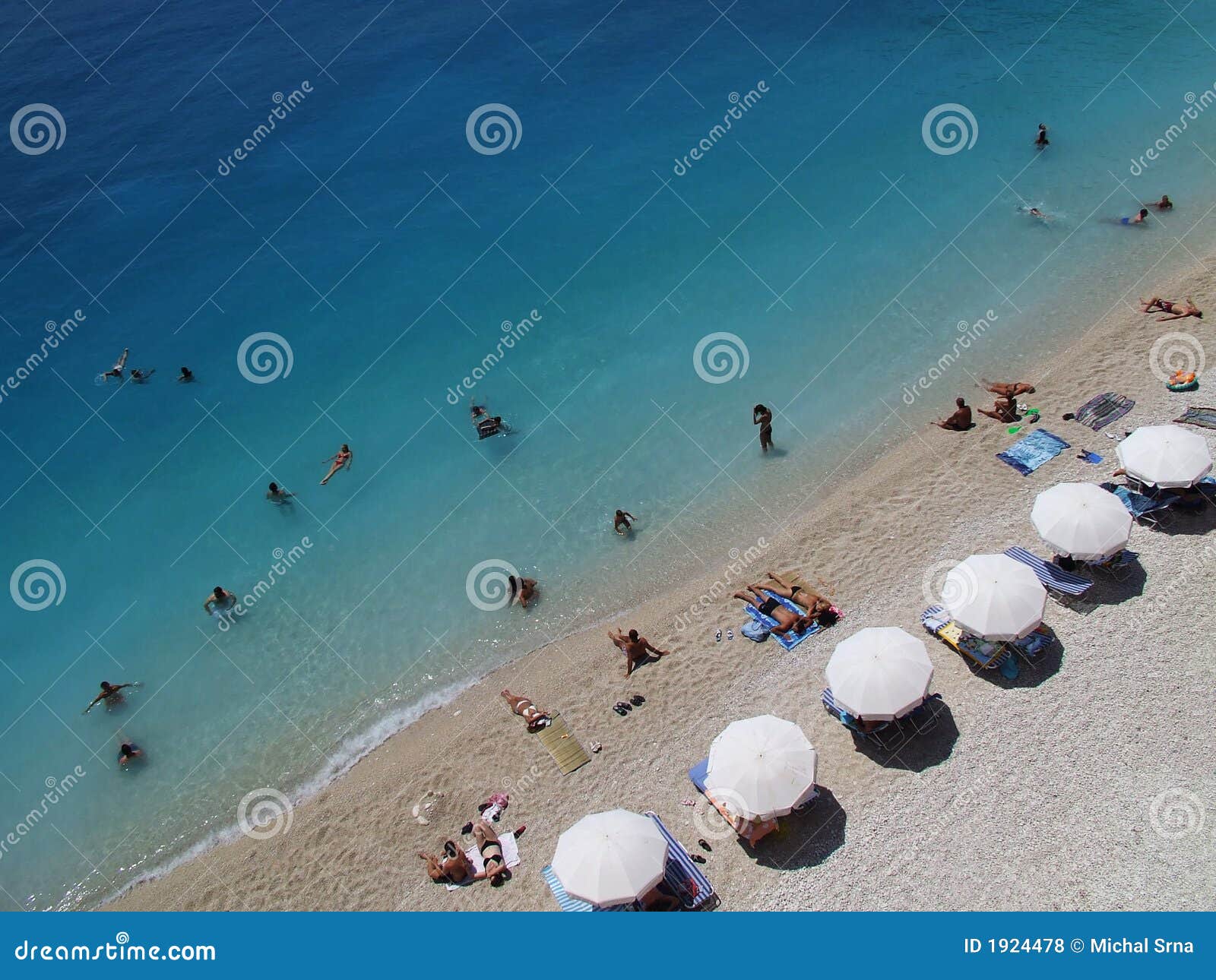 Life on the Beach stock photo. Image of people, bath, leisure - 1924478