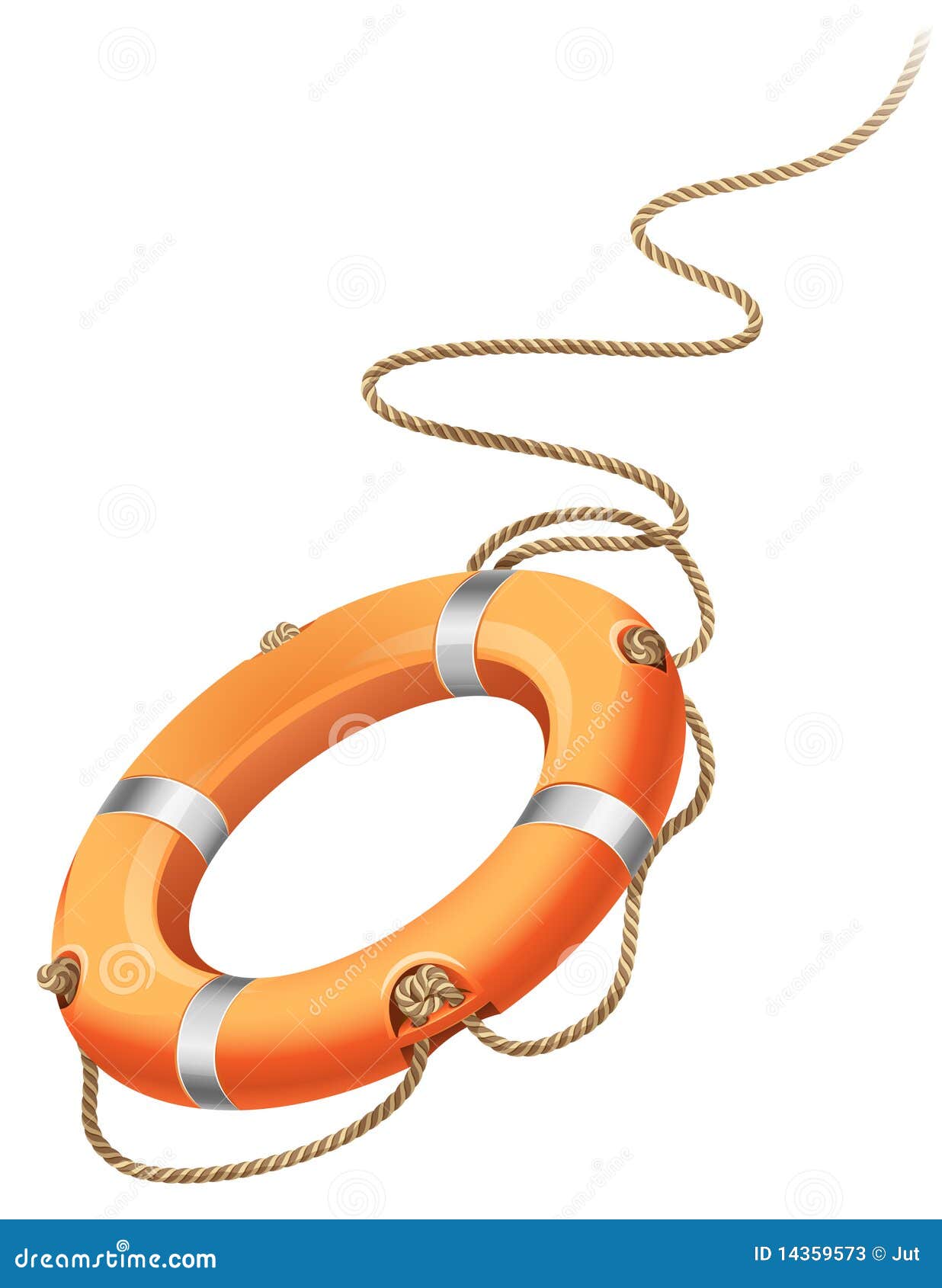Life belt stock vector. Illustration of assistance, floatation - 14359573