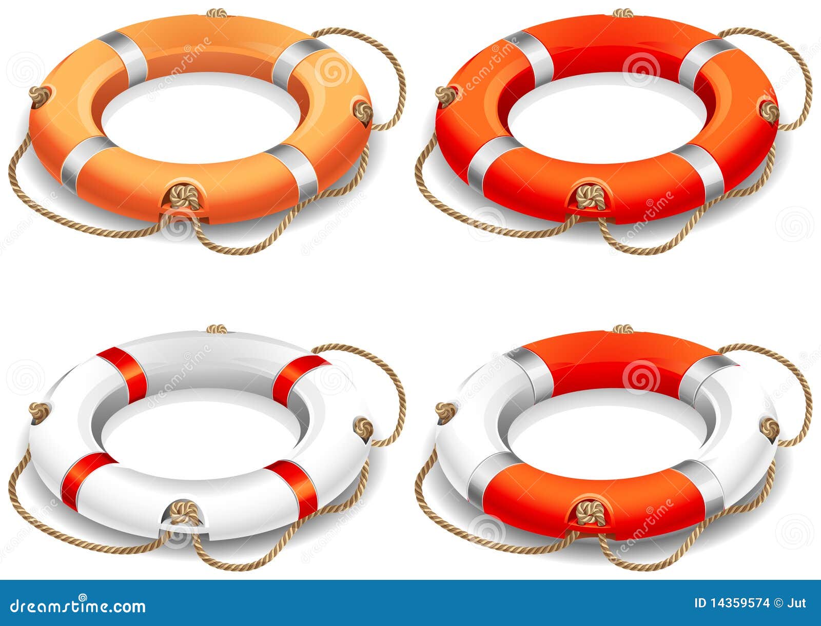 Life belt stock vector. Illustration of isolated, nautical - 14359574