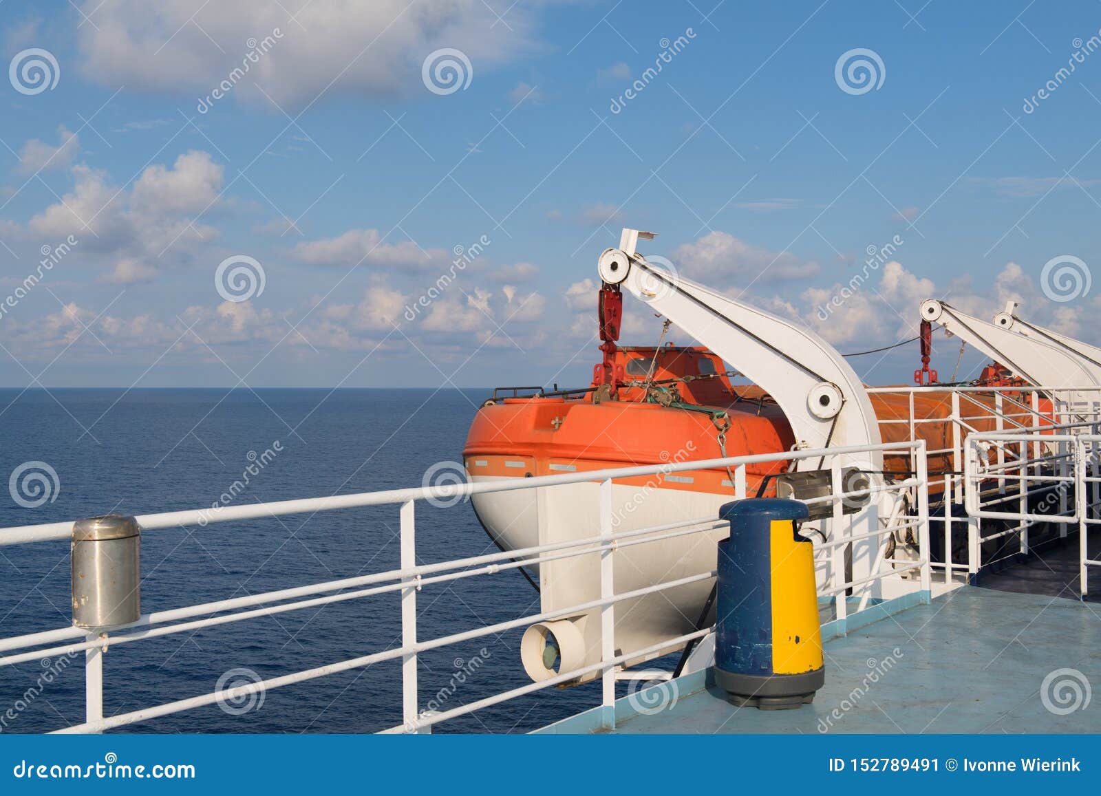 Life boats on big ship stock image. Image of boat, safety - 152789491
