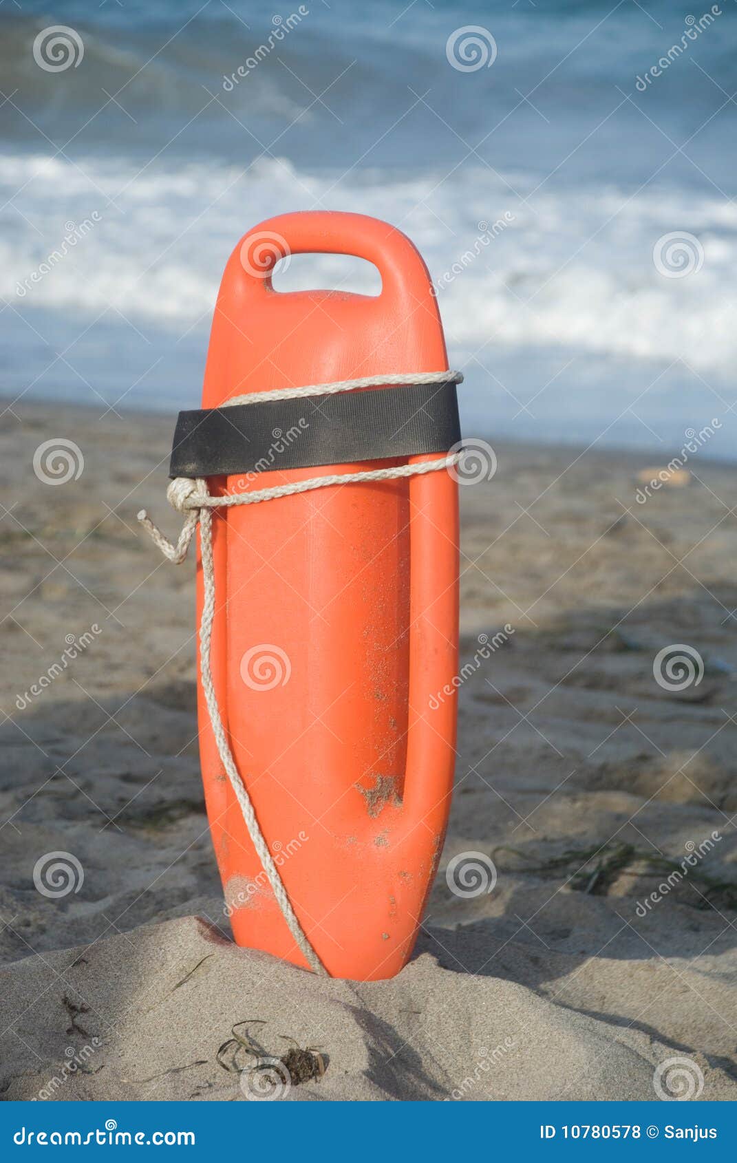 Lifeguards Rescue Surfboard And Kayak Lying On The Beach Stock Photo ...