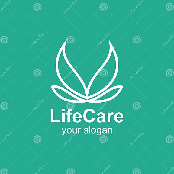 Life care logo template stock image. Image of template - 166729251