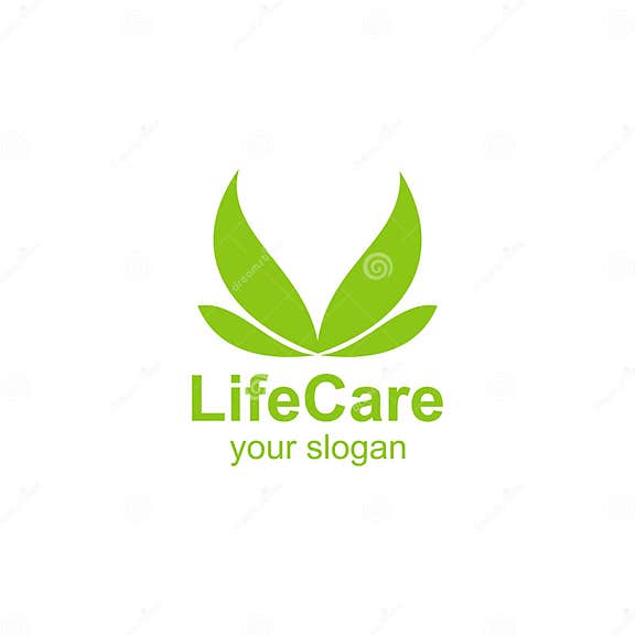 Life care logo template stock photo. Image of logo, hand - 166729294