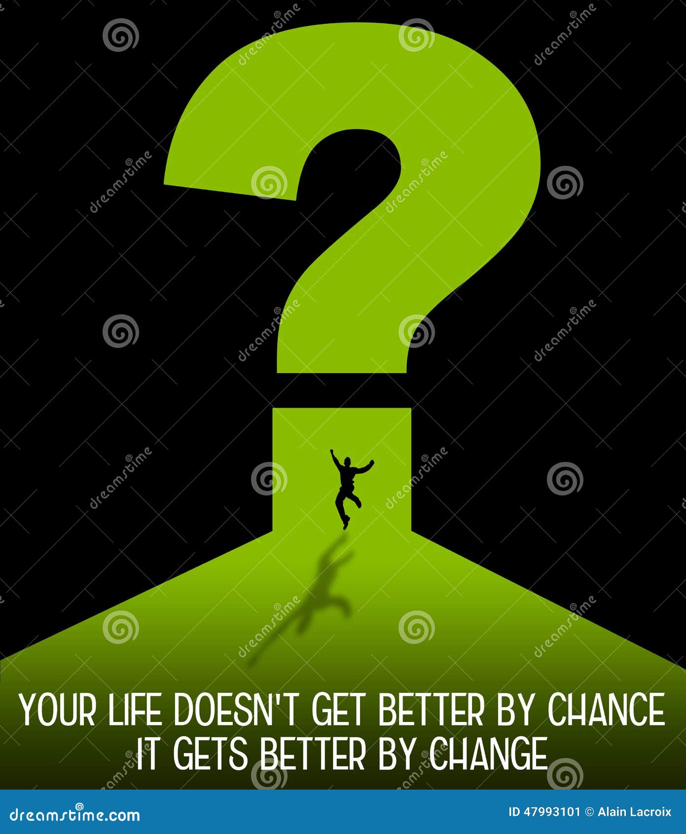 Life change stock illustration. Illustration of decision - 47993101