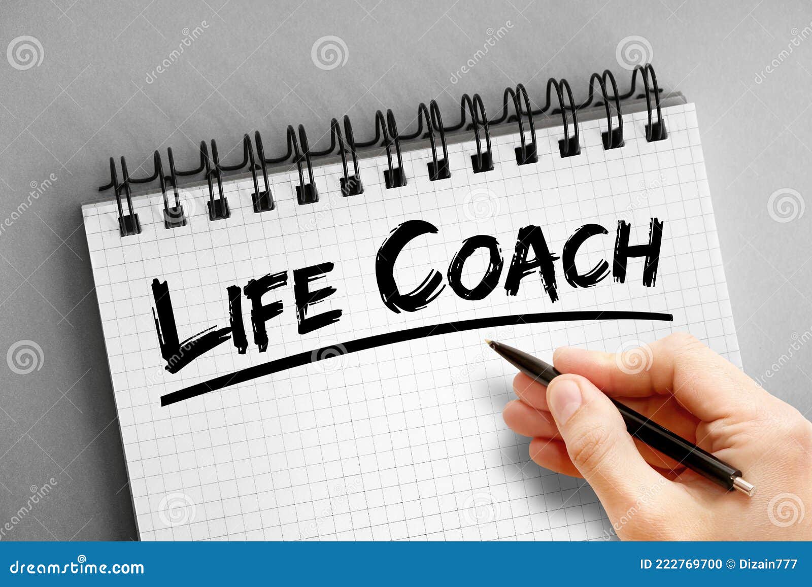 Life Coach Text on Notepad, Concept Background Stock Photo - Image of ...