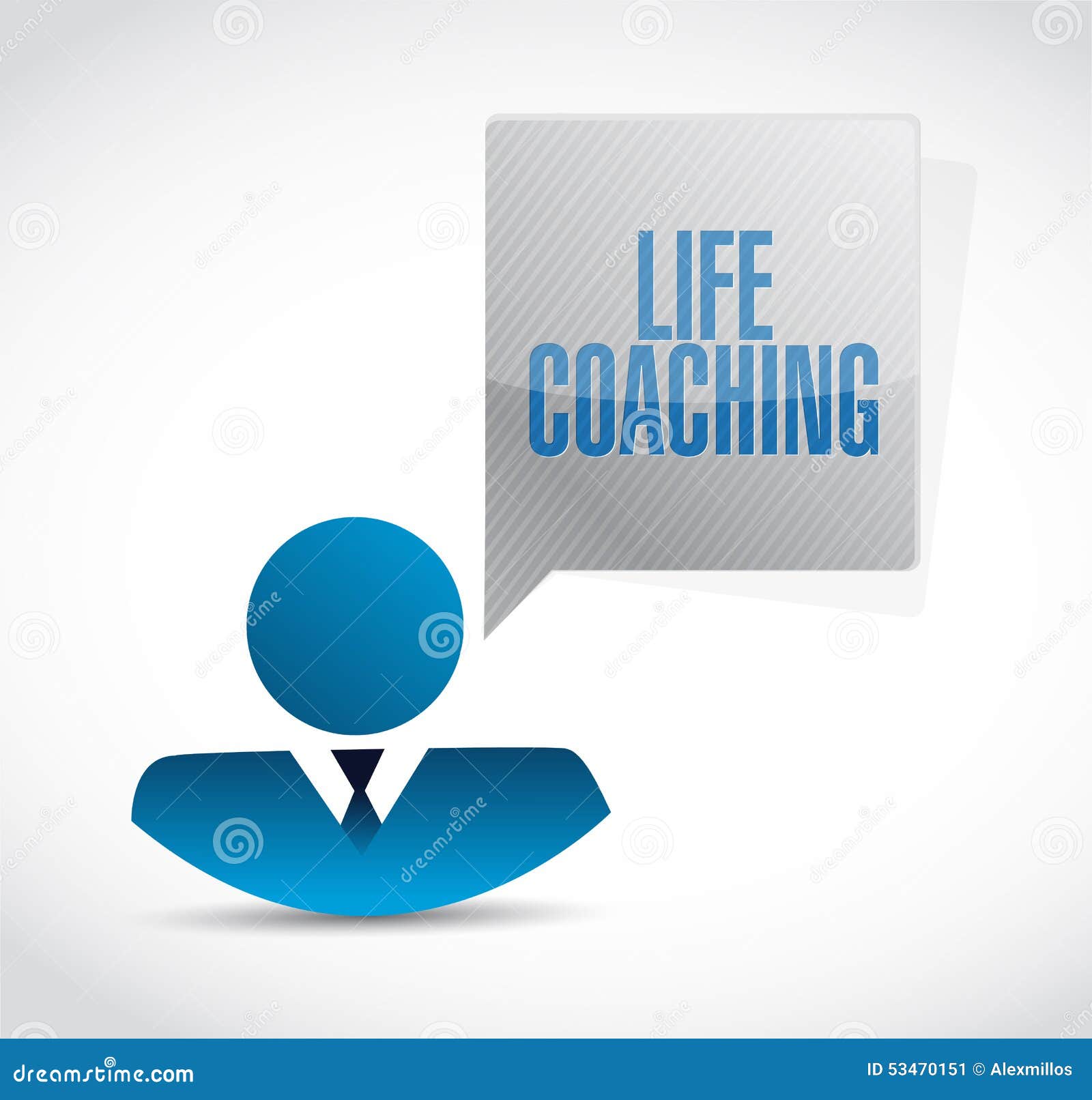 Life Coaching Icon Avatar Sign Concept Stock Illustration ...