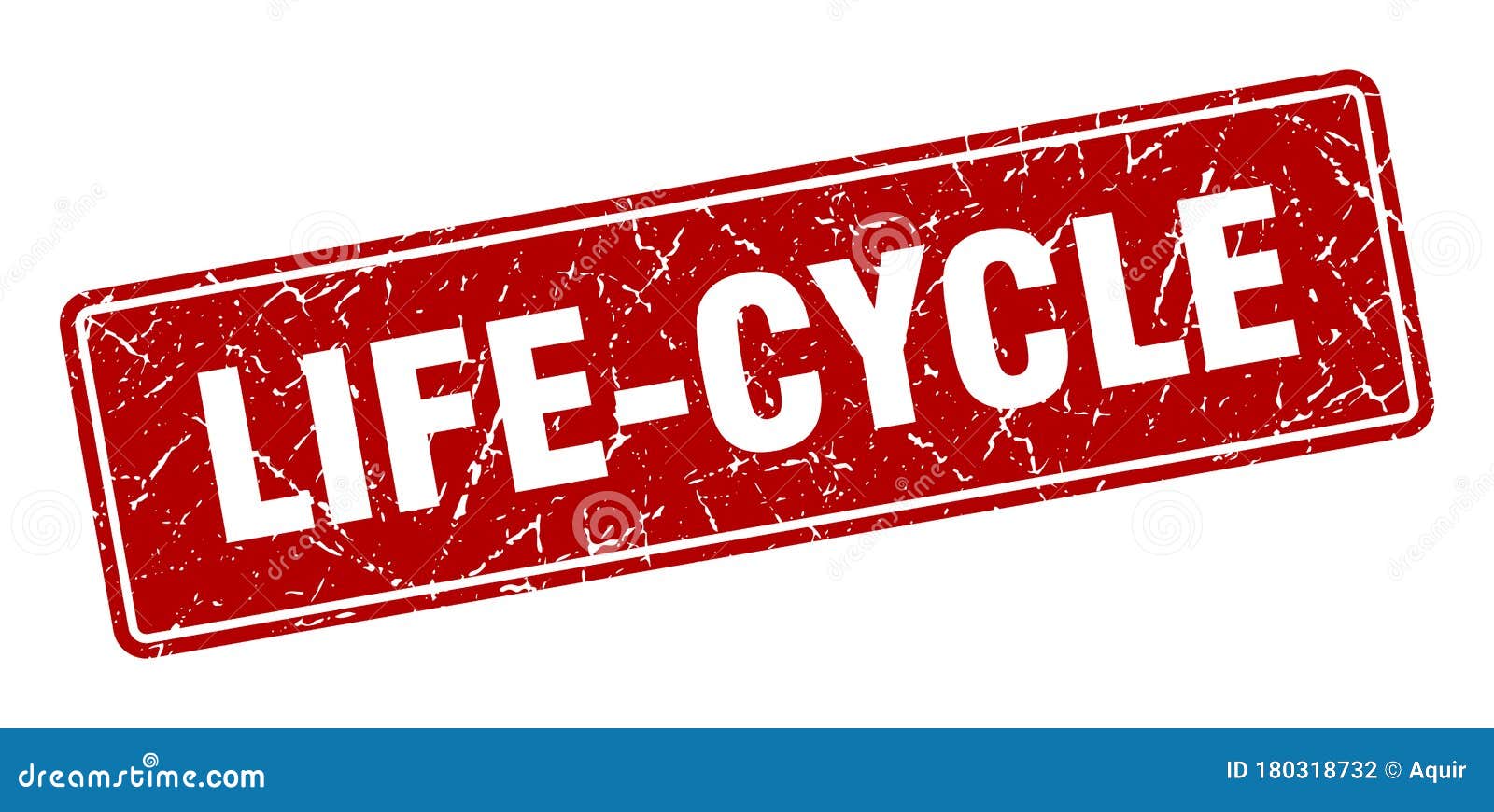 Life-cycle Sign. Life-cycle Grunge Stamp Stock Vector - Illustration of ...