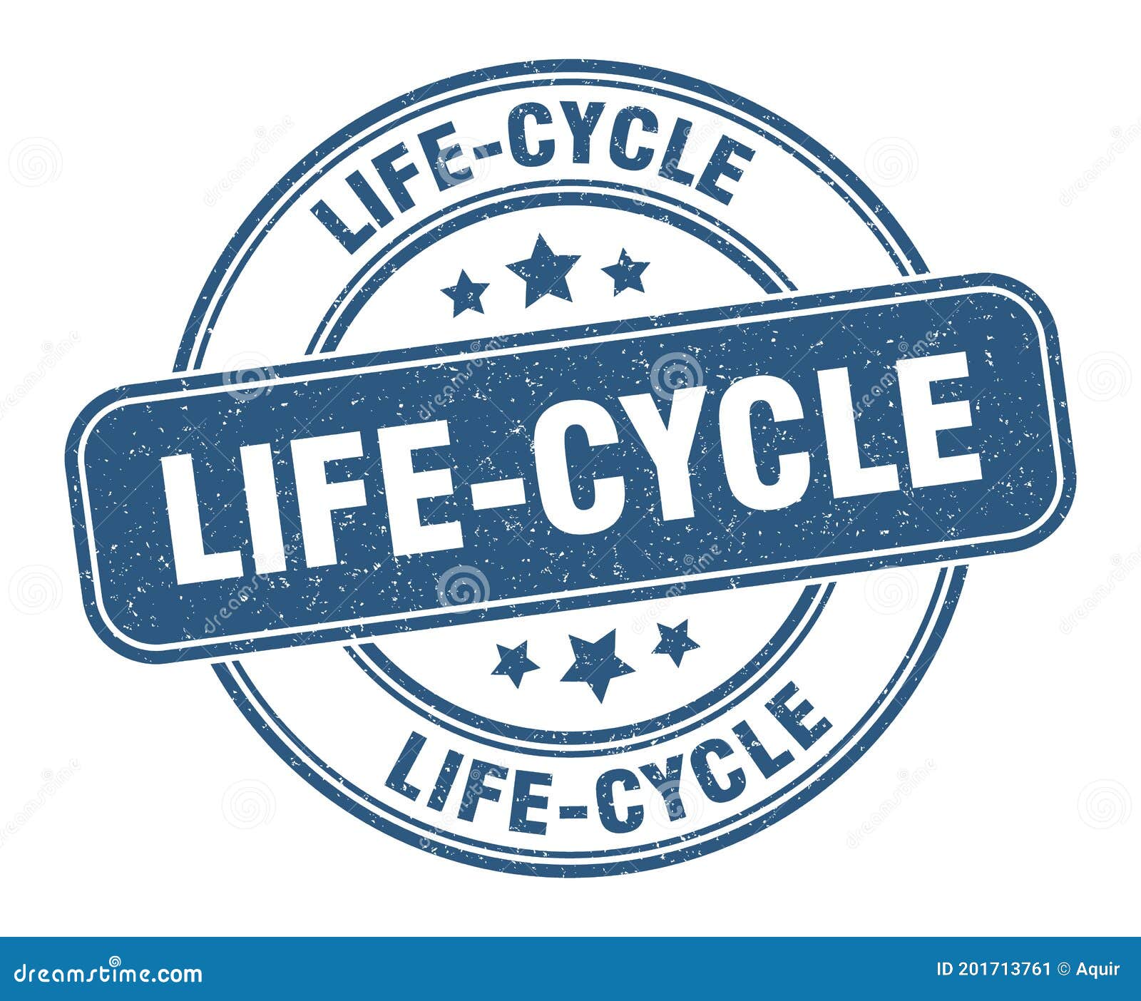 Life-cycle Stamp. Life-cycle Round Grunge Sign Stock Vector ...