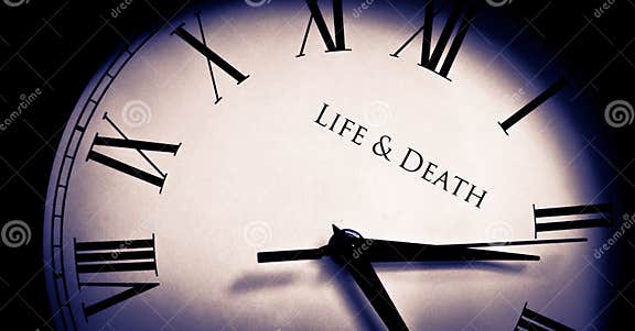 Life and Death stock image. Image of countdown, clock - 21539719