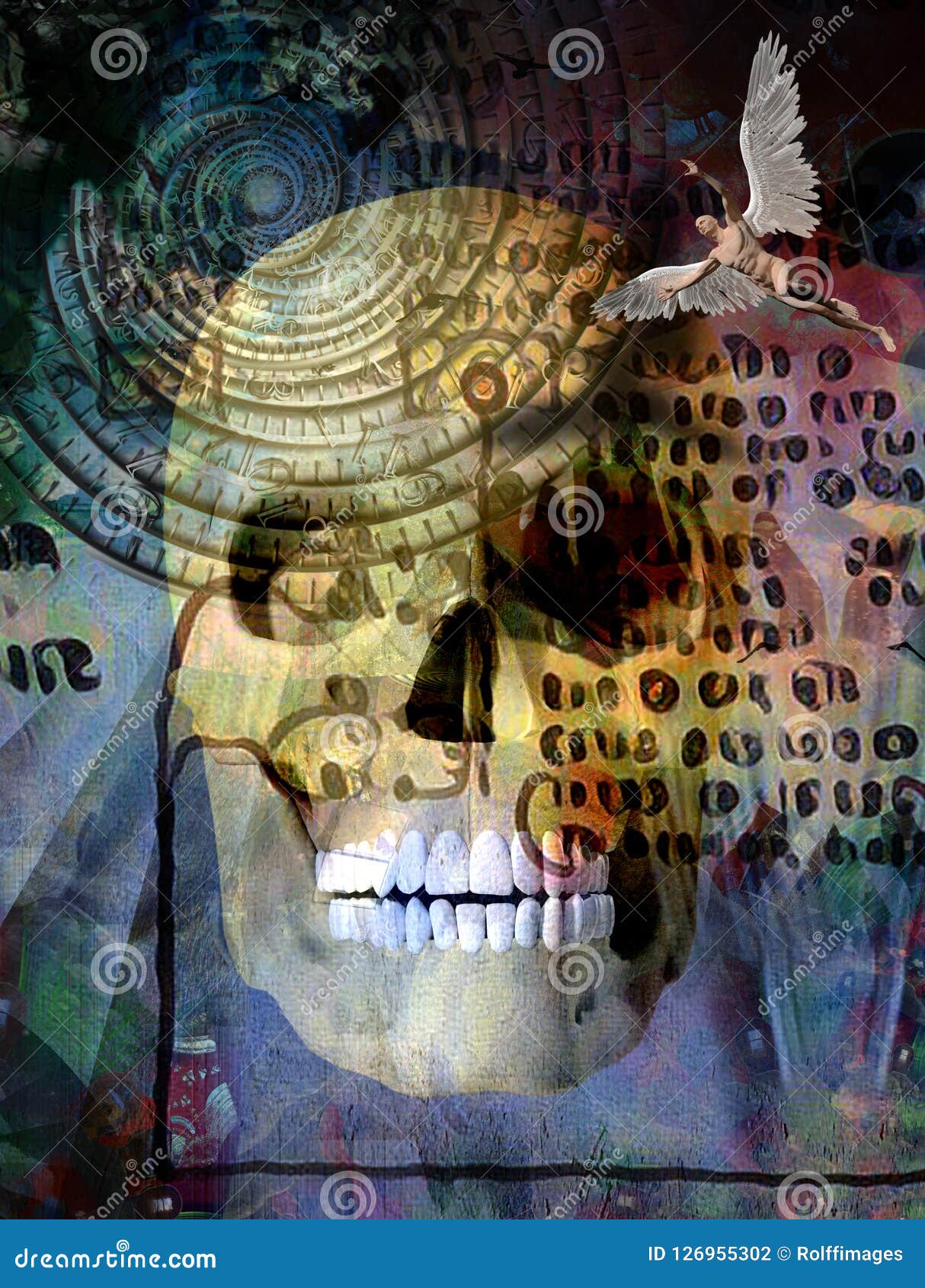 Life and Death stock illustration. Illustration of abstract - 126955302