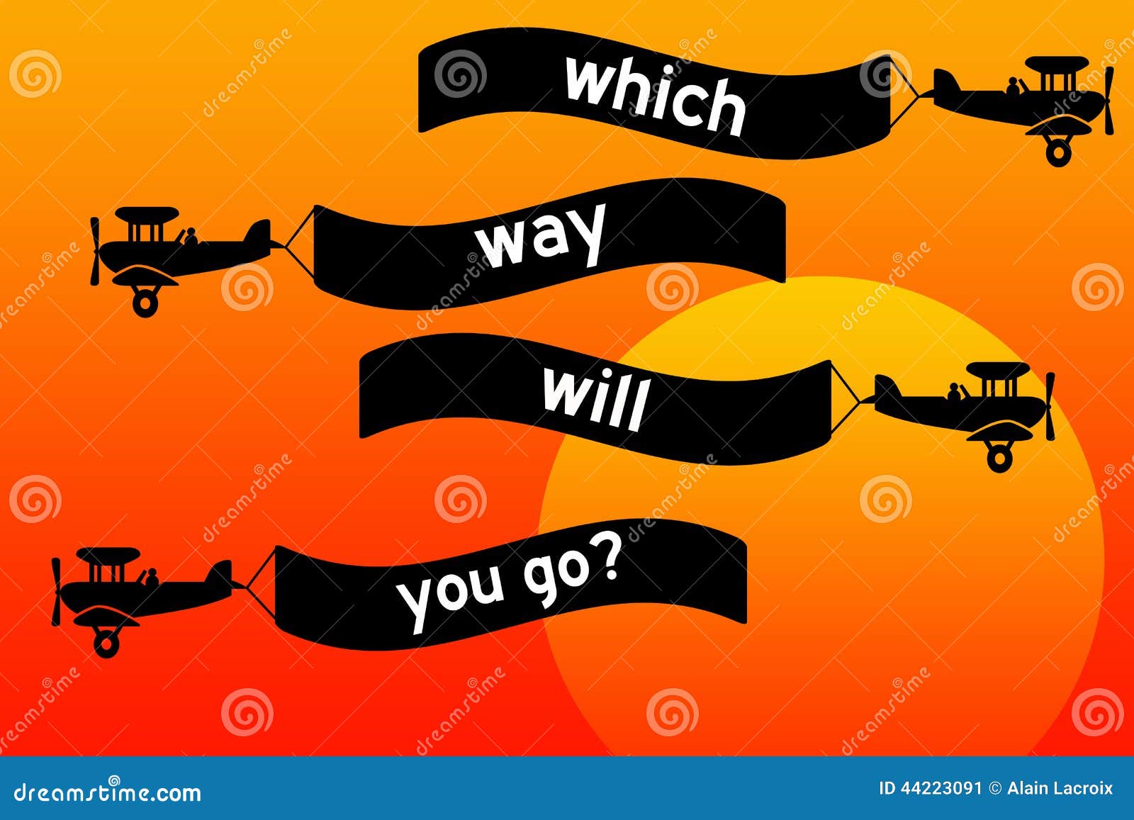 Life direction stock illustration. Illustration of goals - 44223091