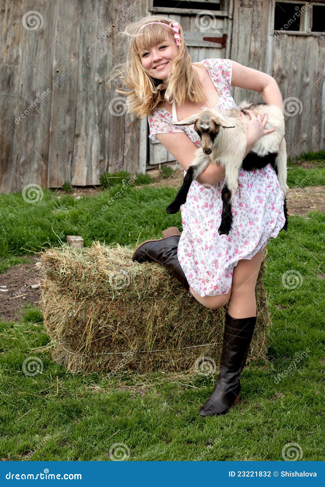 Life on a farm stock photo. Image of attractive, happy - 23221832