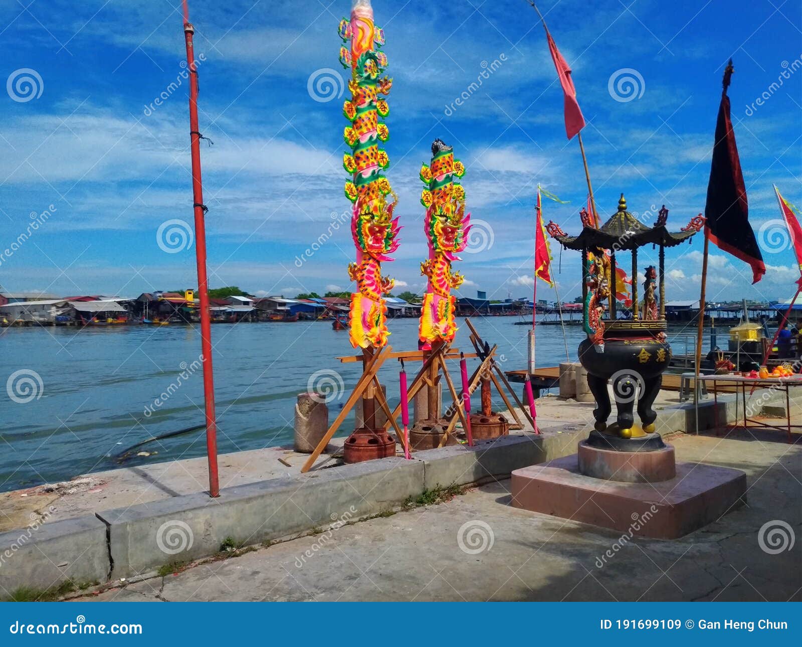 Life in the Fishing port stock image. Image of port - 191699109