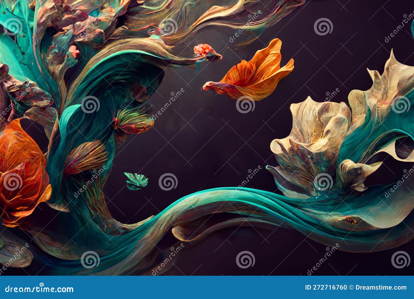 Life in Flow, Swirls and Patterns Concept. Peace and Mindfulness Stock ...