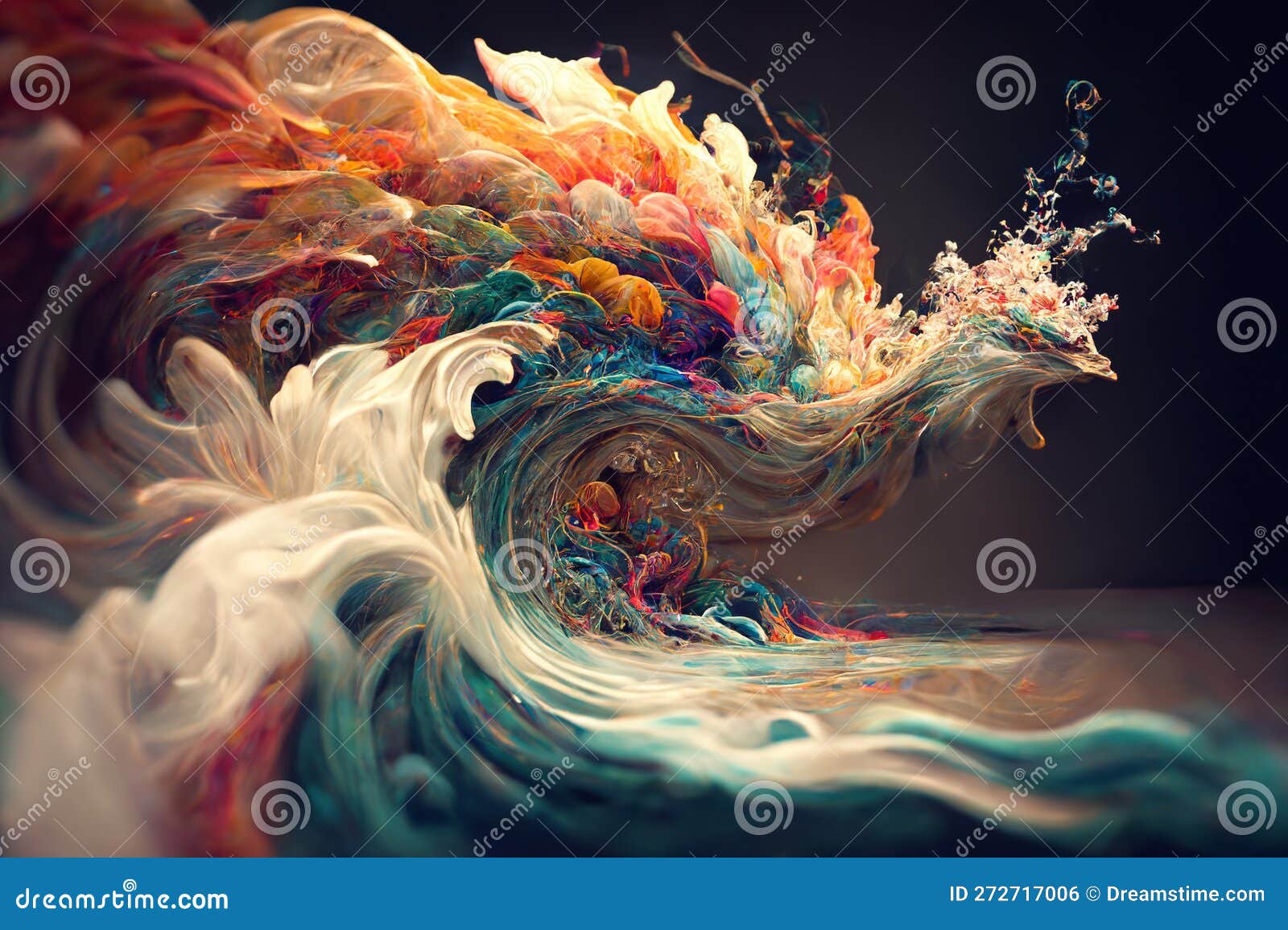 Life in Flow, Swirls and Patterns Concept. Peace and Mindfulness Stock ...