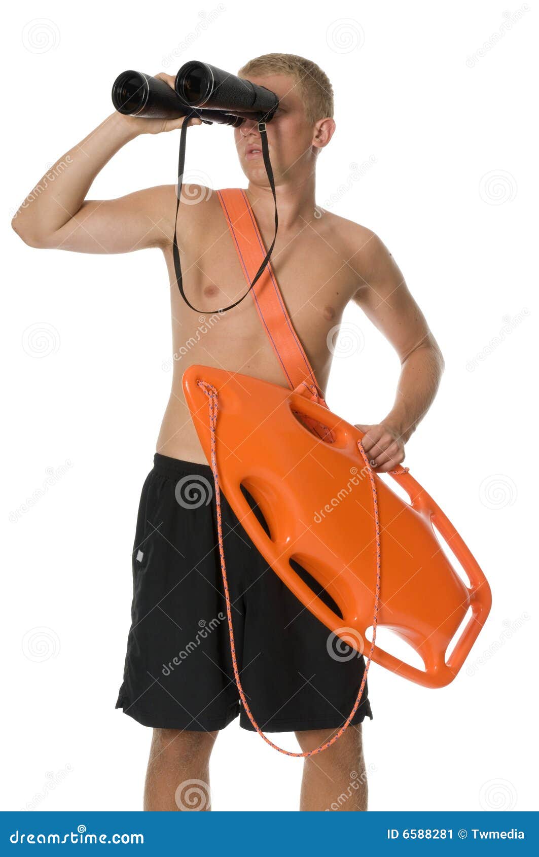 Life-guard stock image. Image of life, observation, binoculars - 6588281