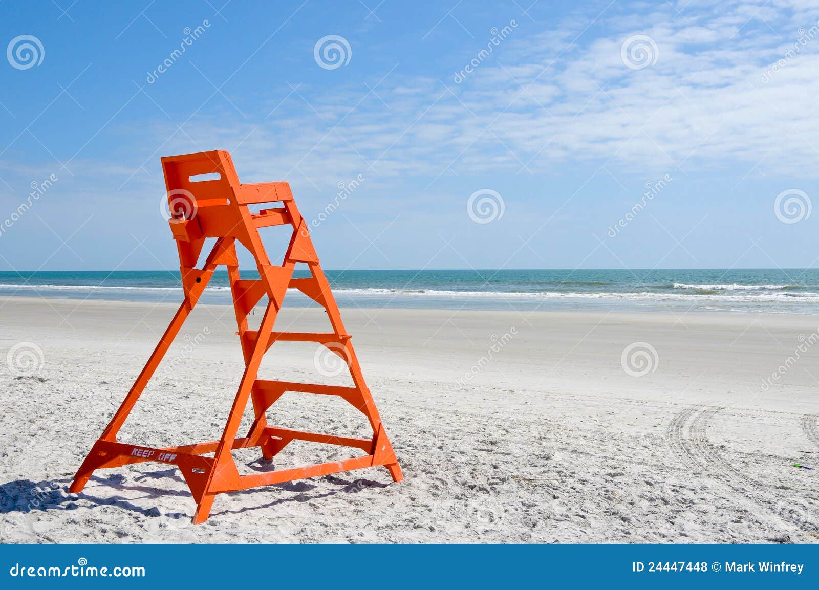 Life Guard Stand stock photo. Image of life, beach, observation - 24447448