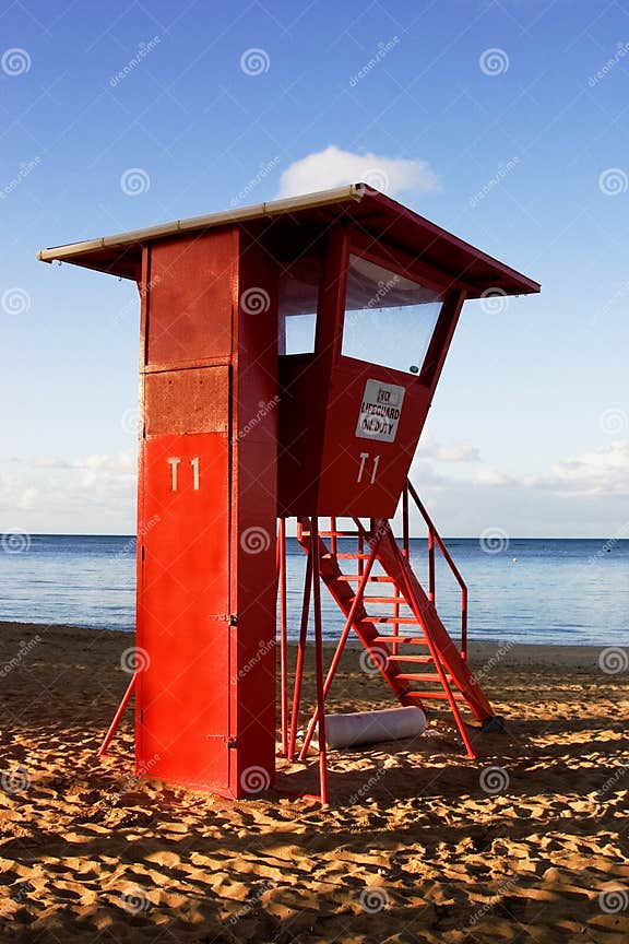 Life Guard Stand stock photo. Image of summertime, building - 5050732