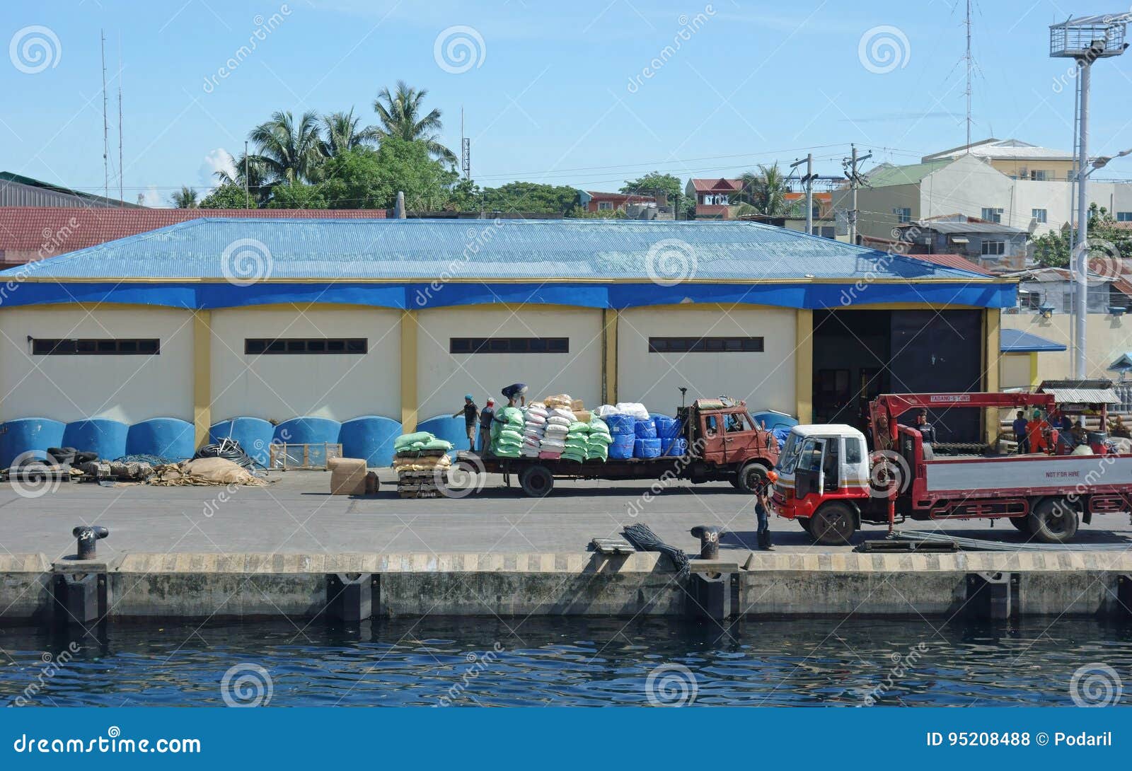 Surigao Philippines Port Overview Editorial Image | CartoonDealer.com ...